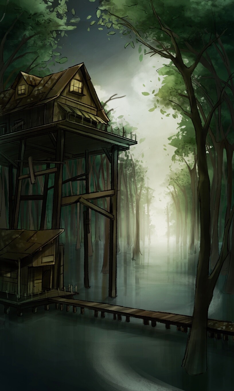 ArtStation - Swamp Narrative - Environment