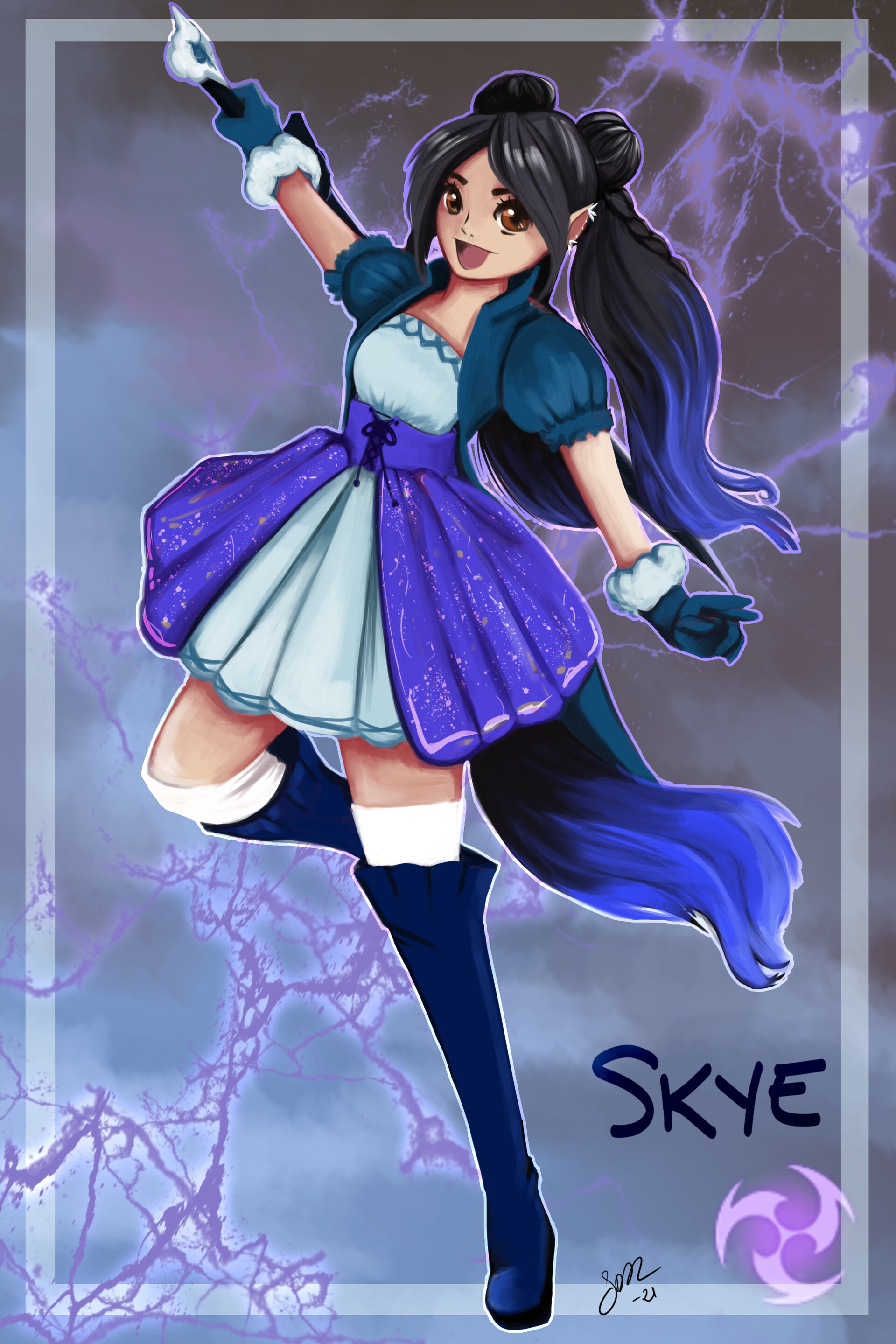 ArtStation - Lady Skye The Fox-ELf - V.2