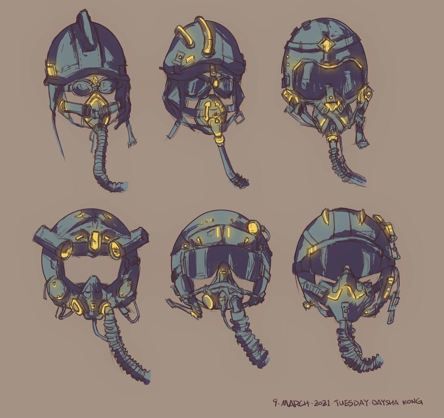 ArtStation - Helmets design