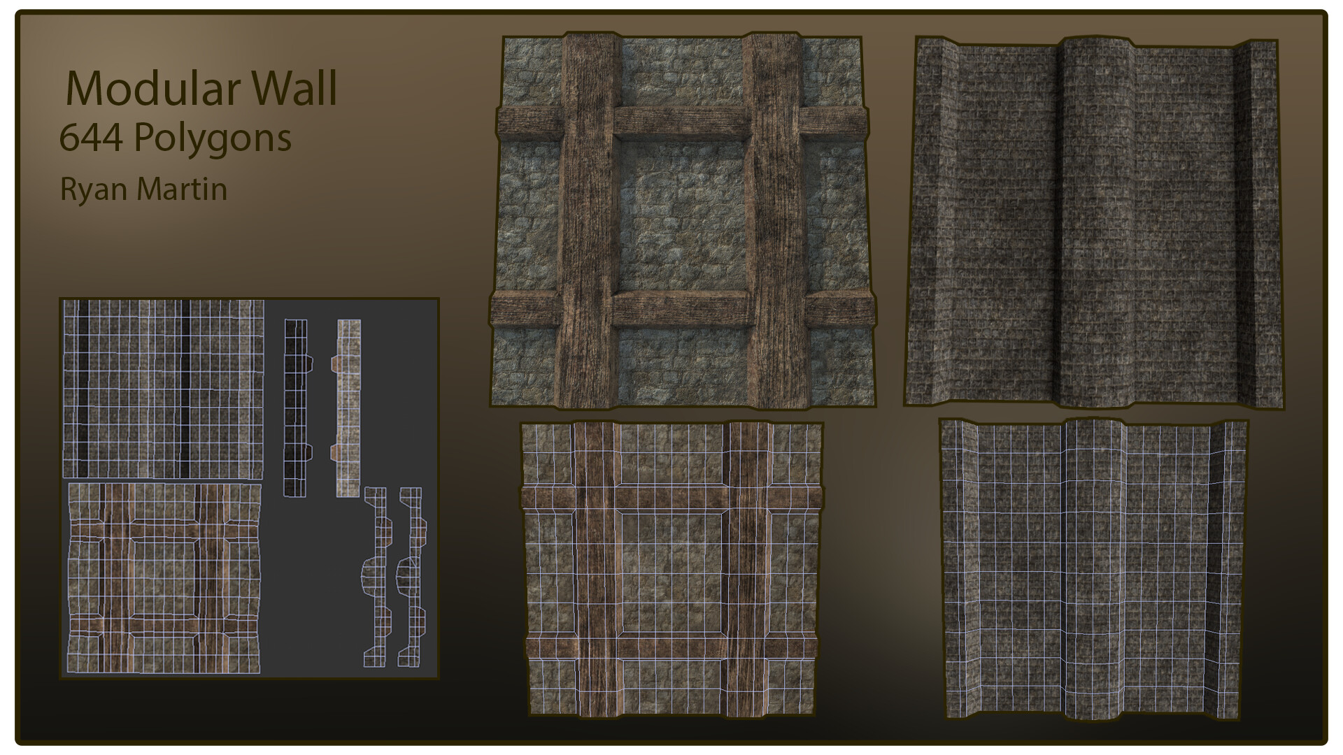 ArtStation - Modular Wall Asset