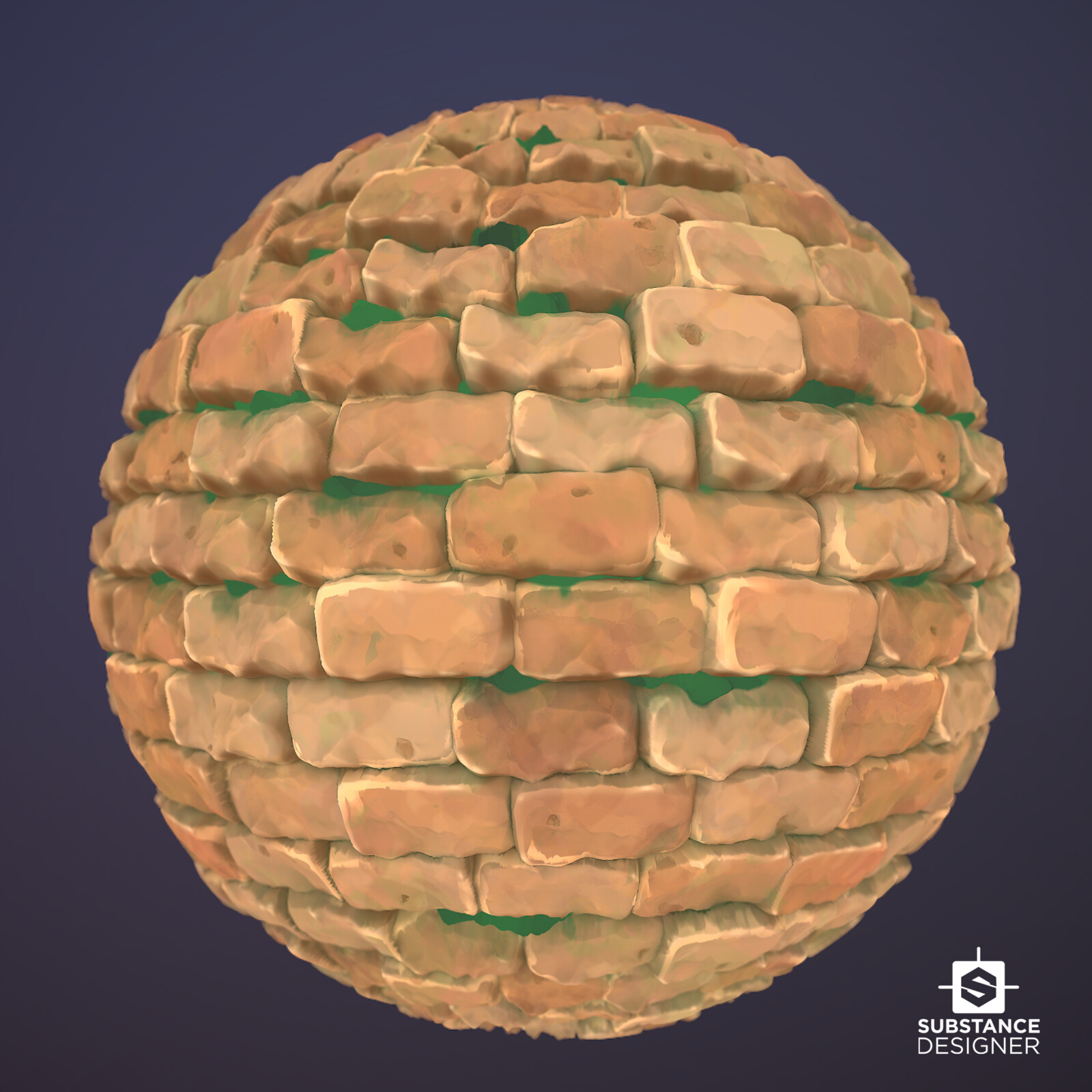 Gabriel Cavalcante - Stylized Brick Material
