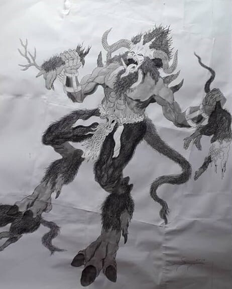 ArtStation - Monster Drawing Study