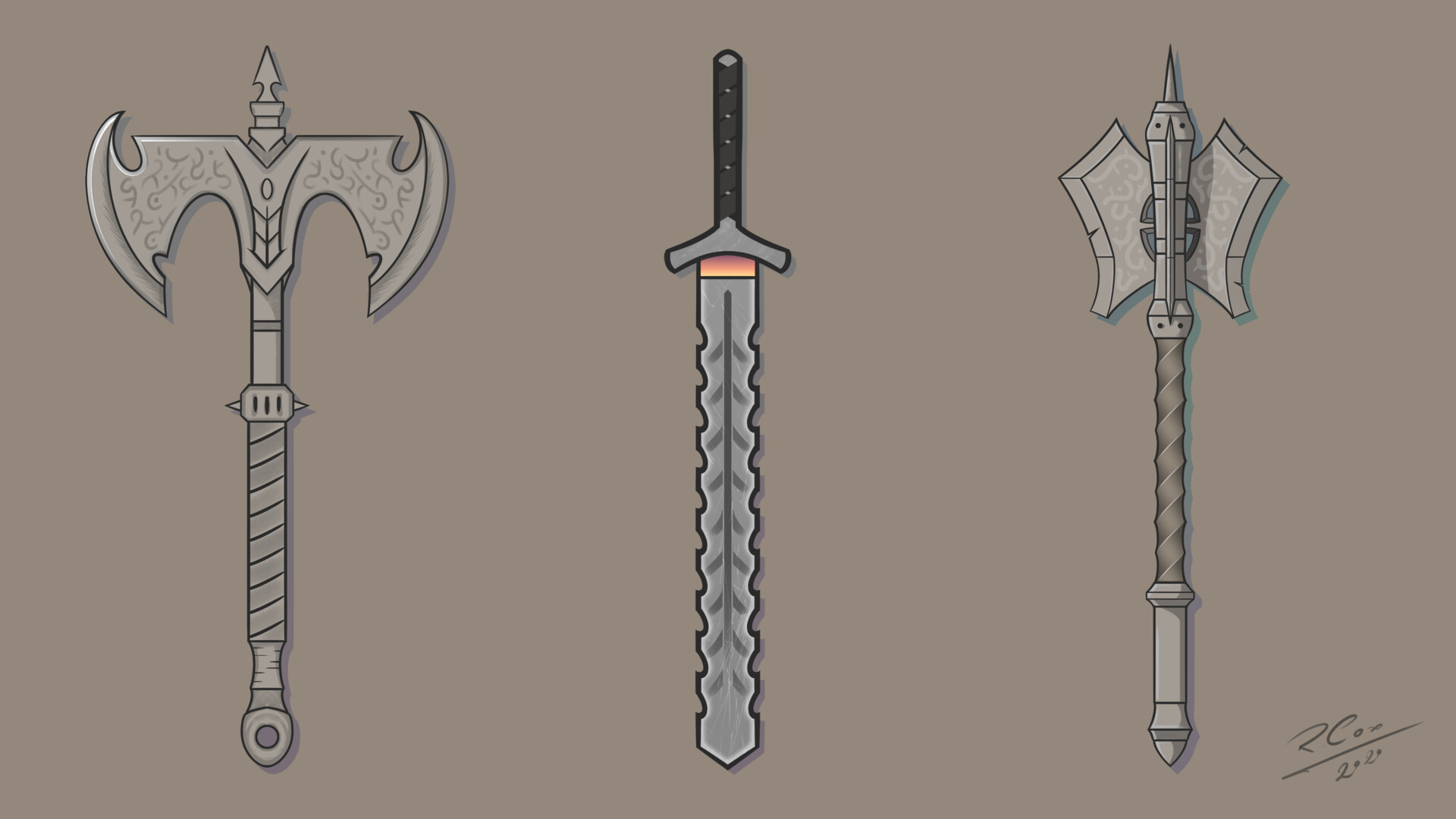 Ricky Cox - Weapon Concepts