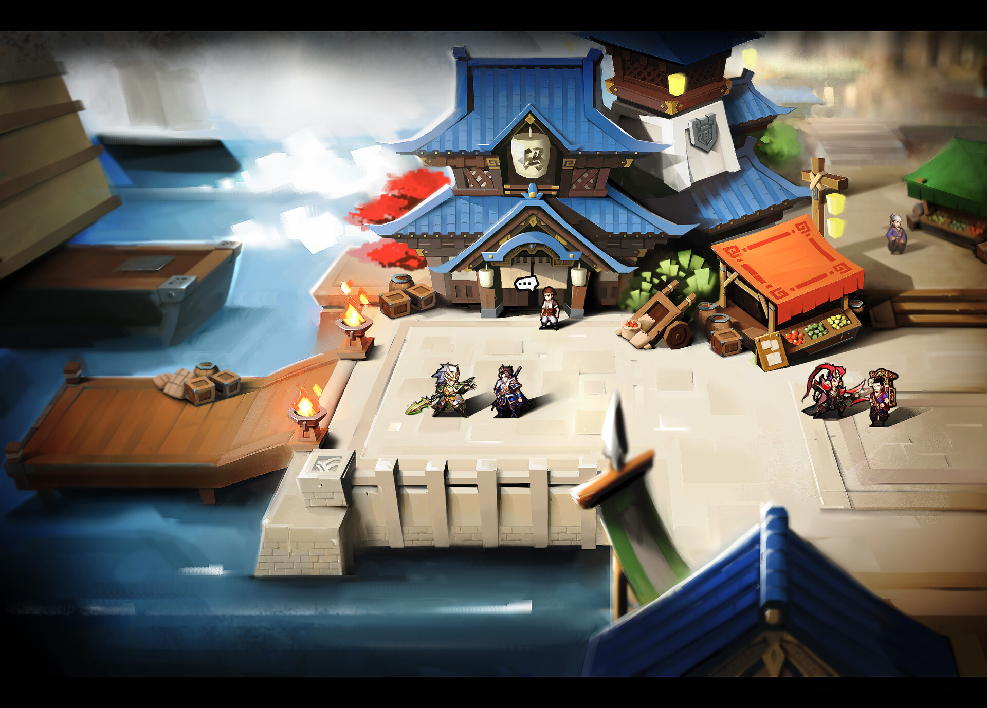 ArtStation - practice-octopath traveler style