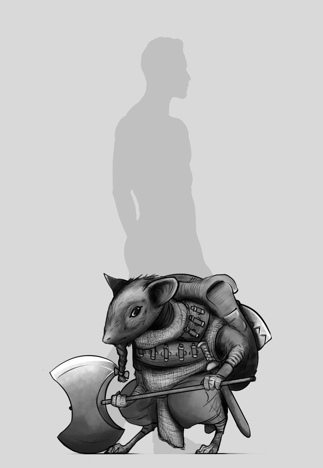 ArtStation - Ratfolk Viking