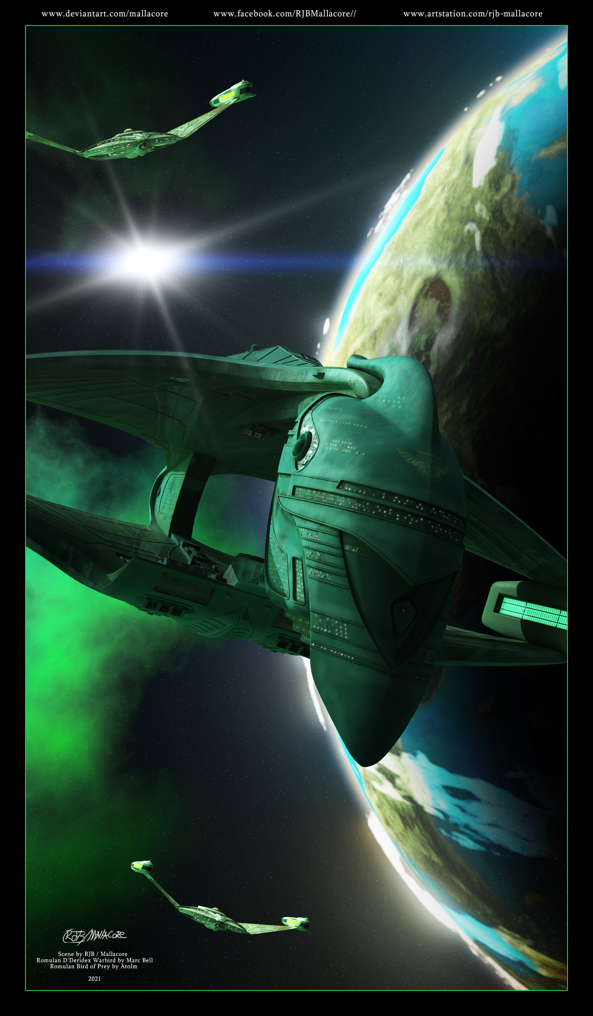 ArtStation - Star Trek - Romulan Patrol Fleet