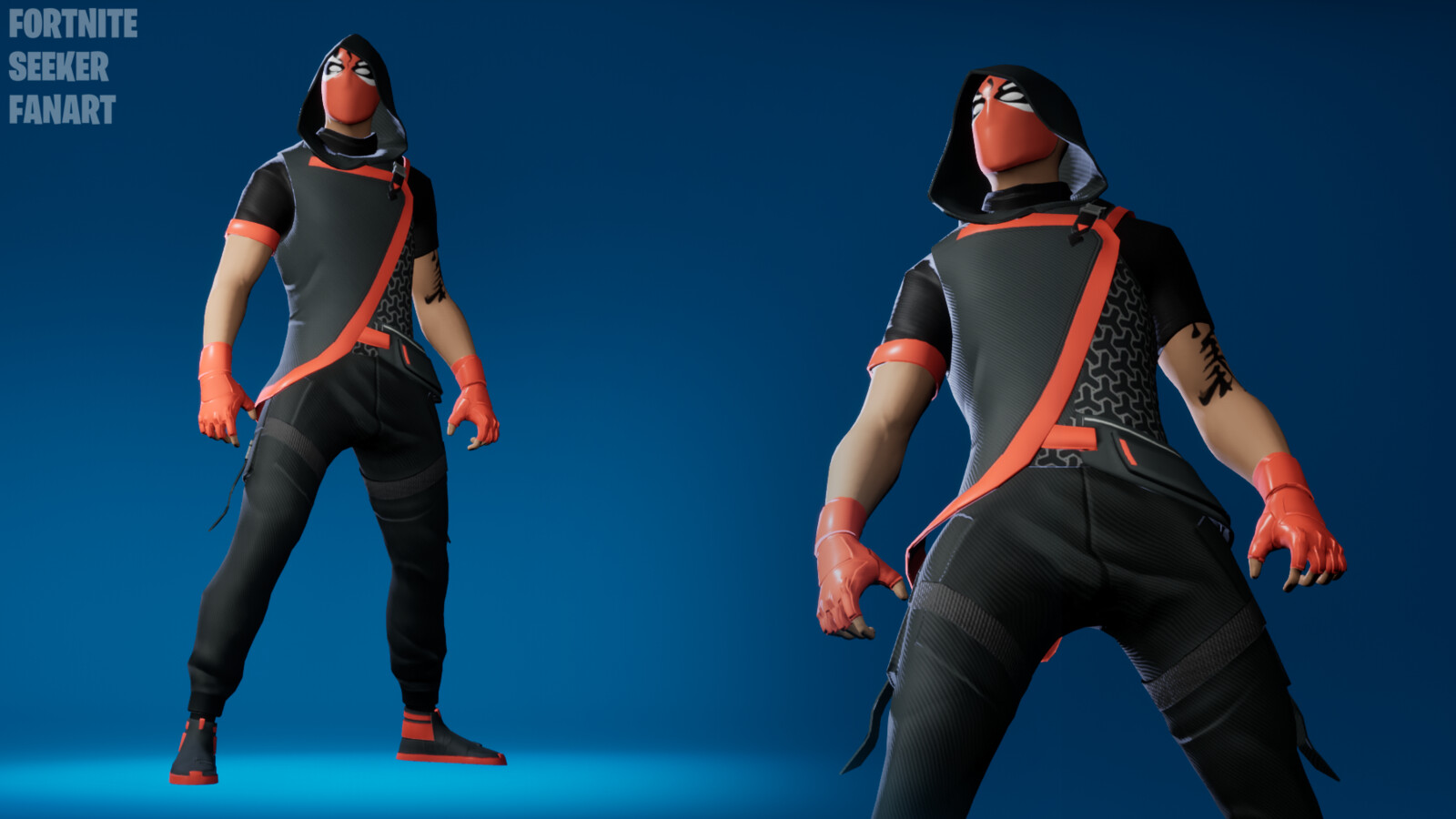 Ben - Fortnite Battle Royale - "Seeker" Skin [FAN-ART]