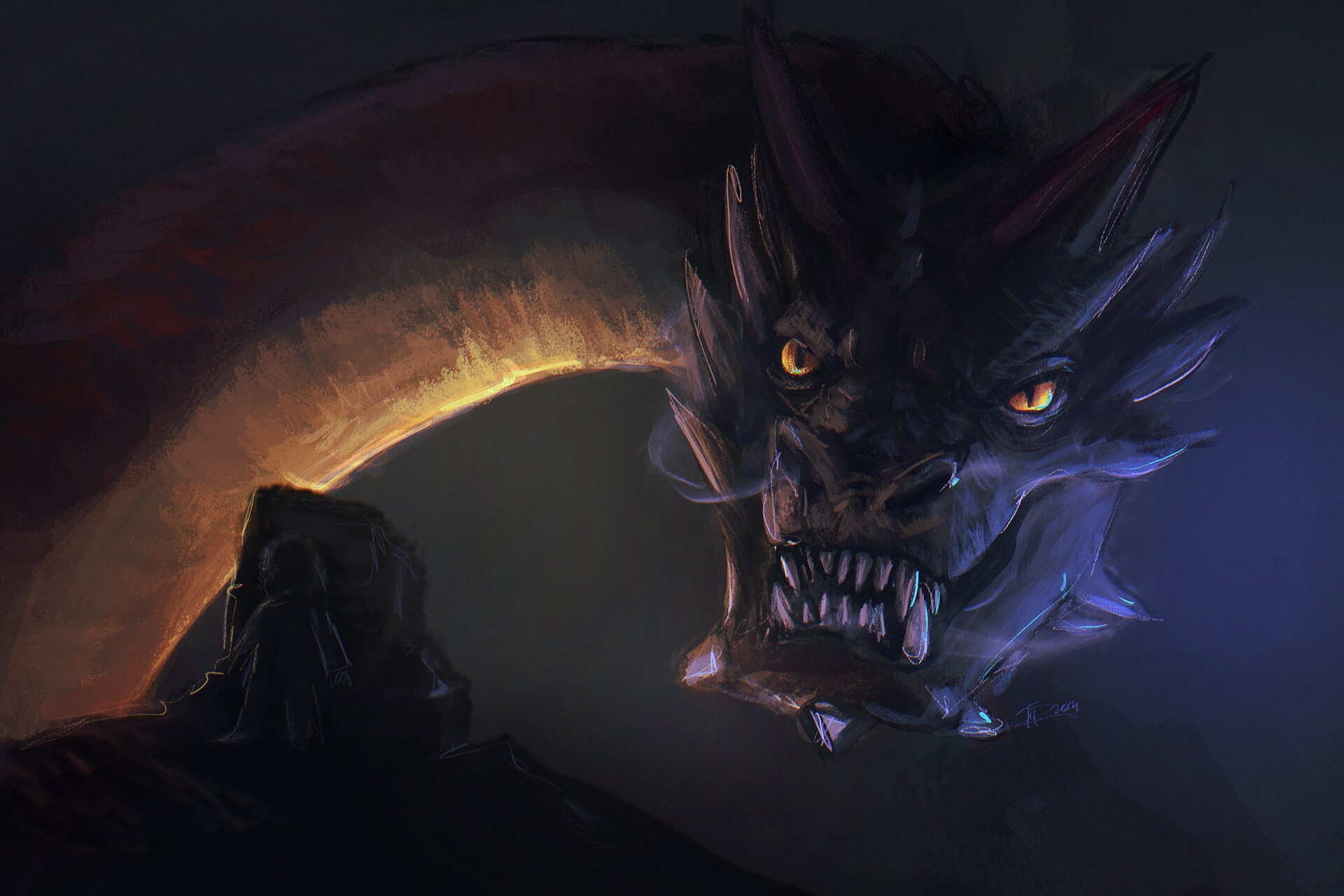 ArtStation - Mr. fire and death