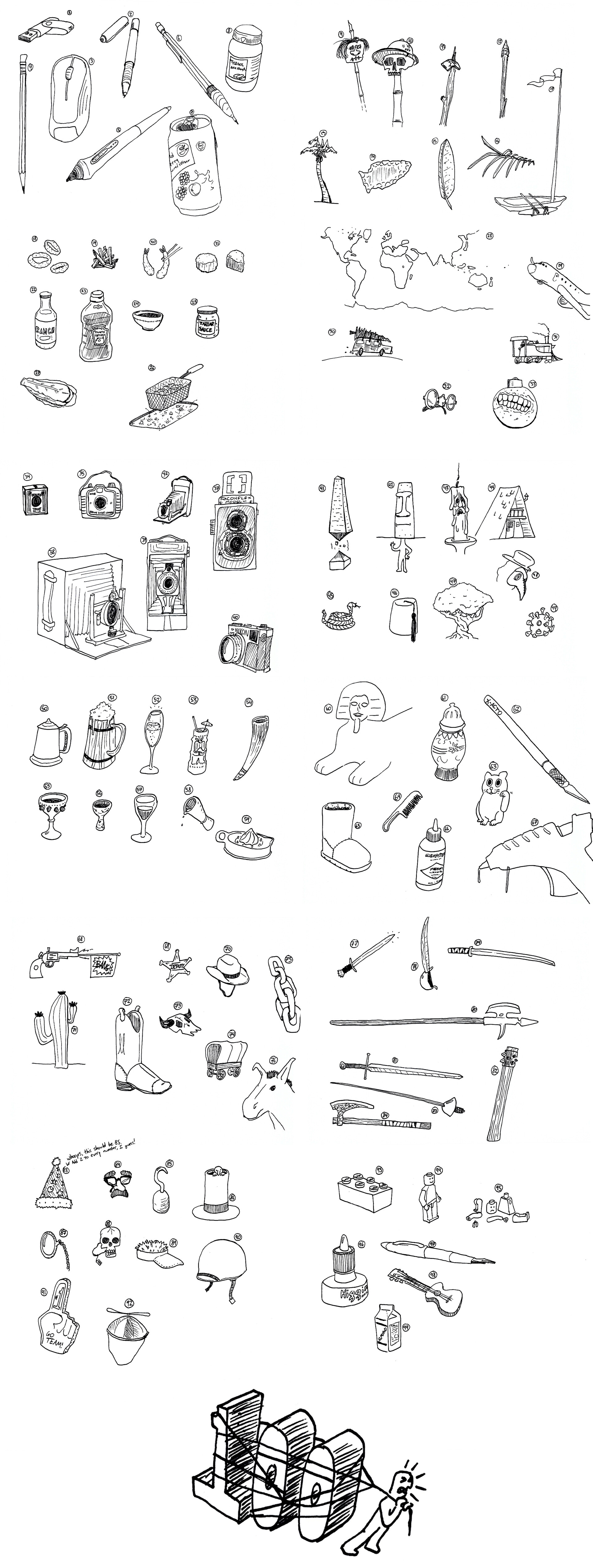 ArtStation - 400 Tiny Drawings