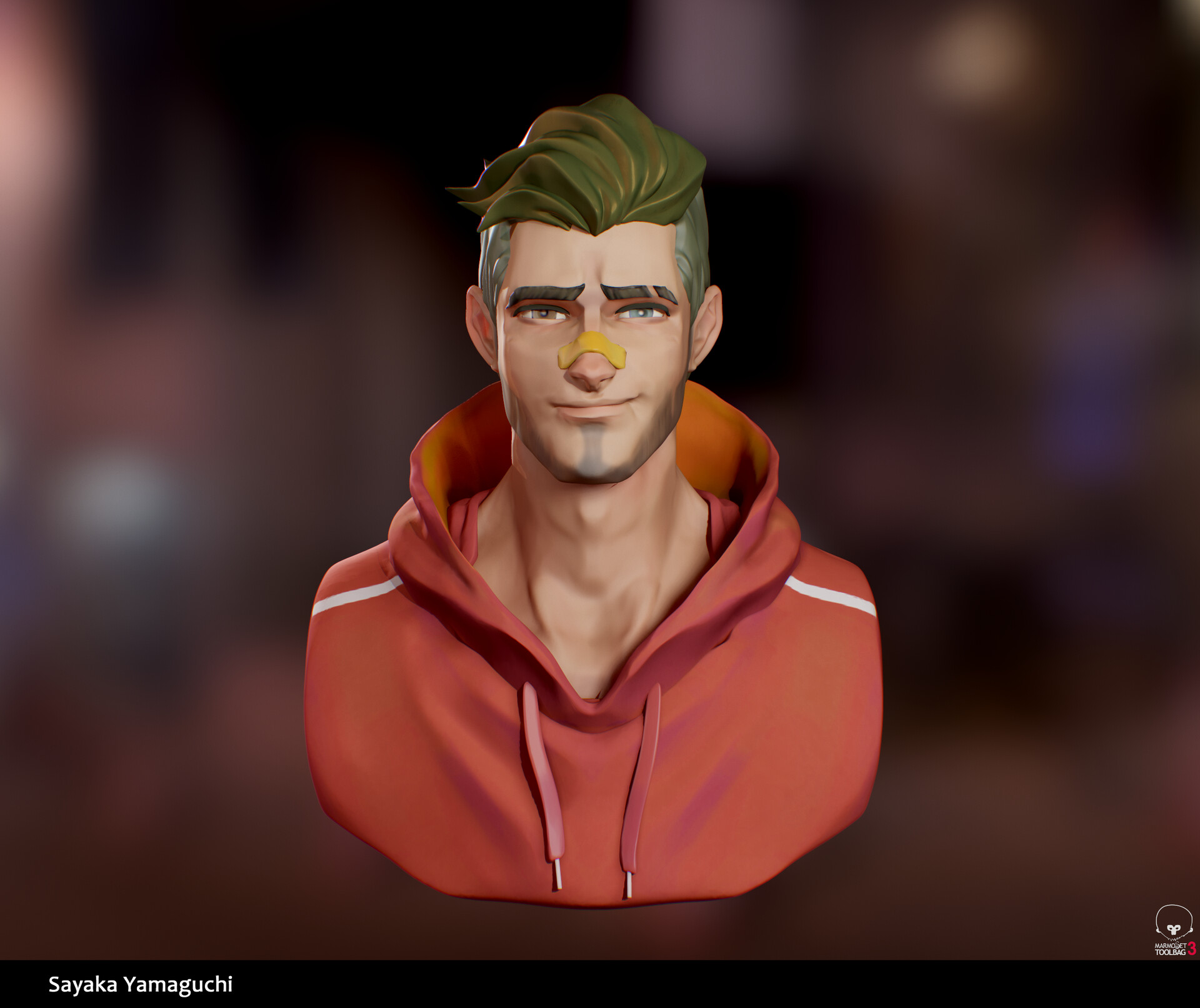 ArtStation - 3D stylized character bust