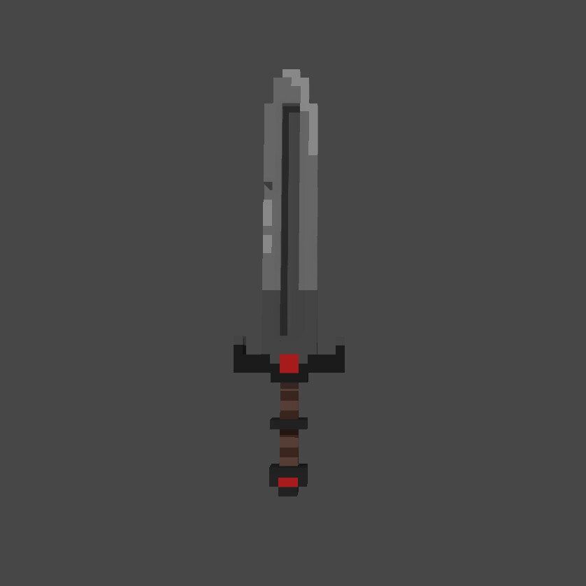 ArtStation - Voxel Sword model