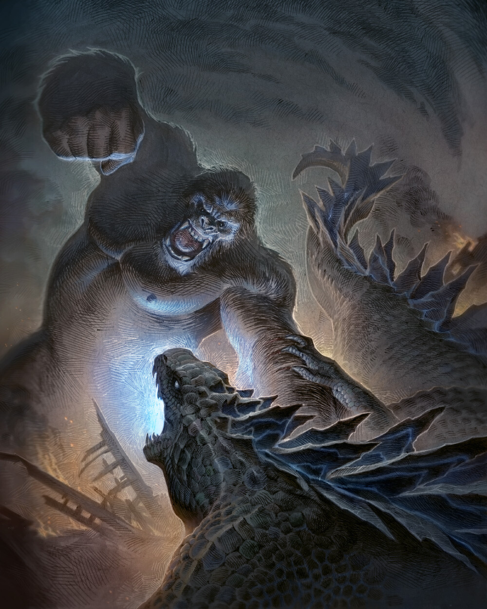 ArtStation - Godzilla vs. Kong