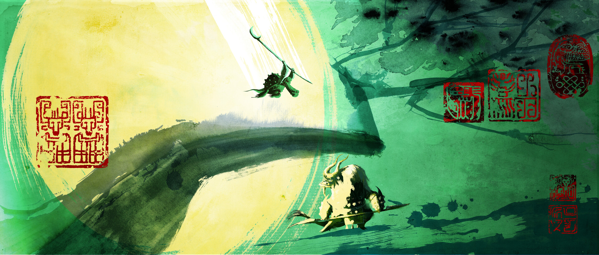 ArtStation - Kung Fu Panda 3 - Scroll Vis Dev & Color Keys