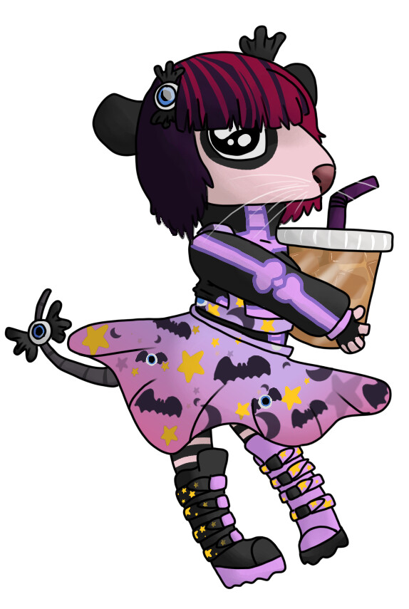 Hail - Pastel Goth Possum