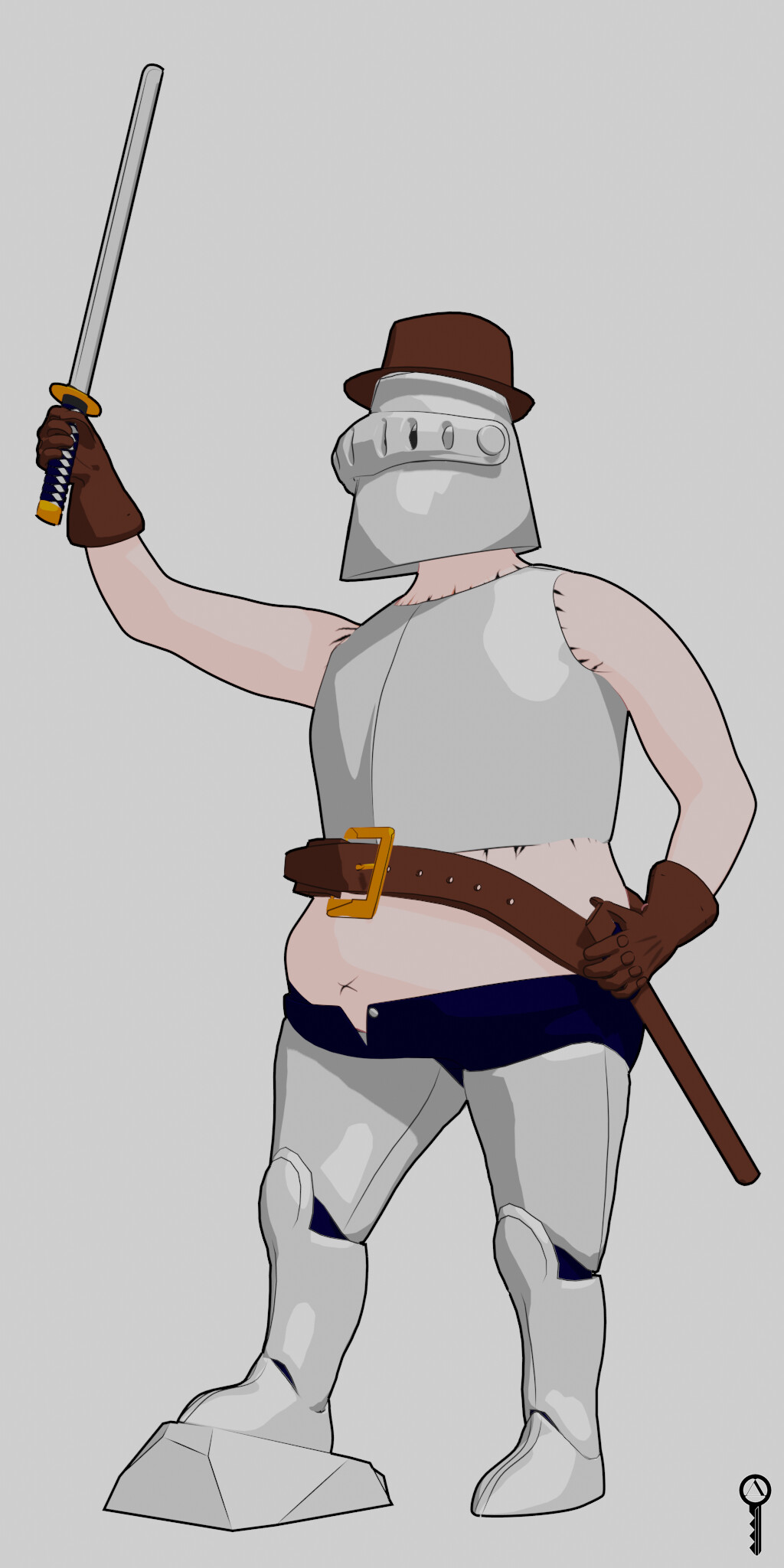 Delta-key - White Knight