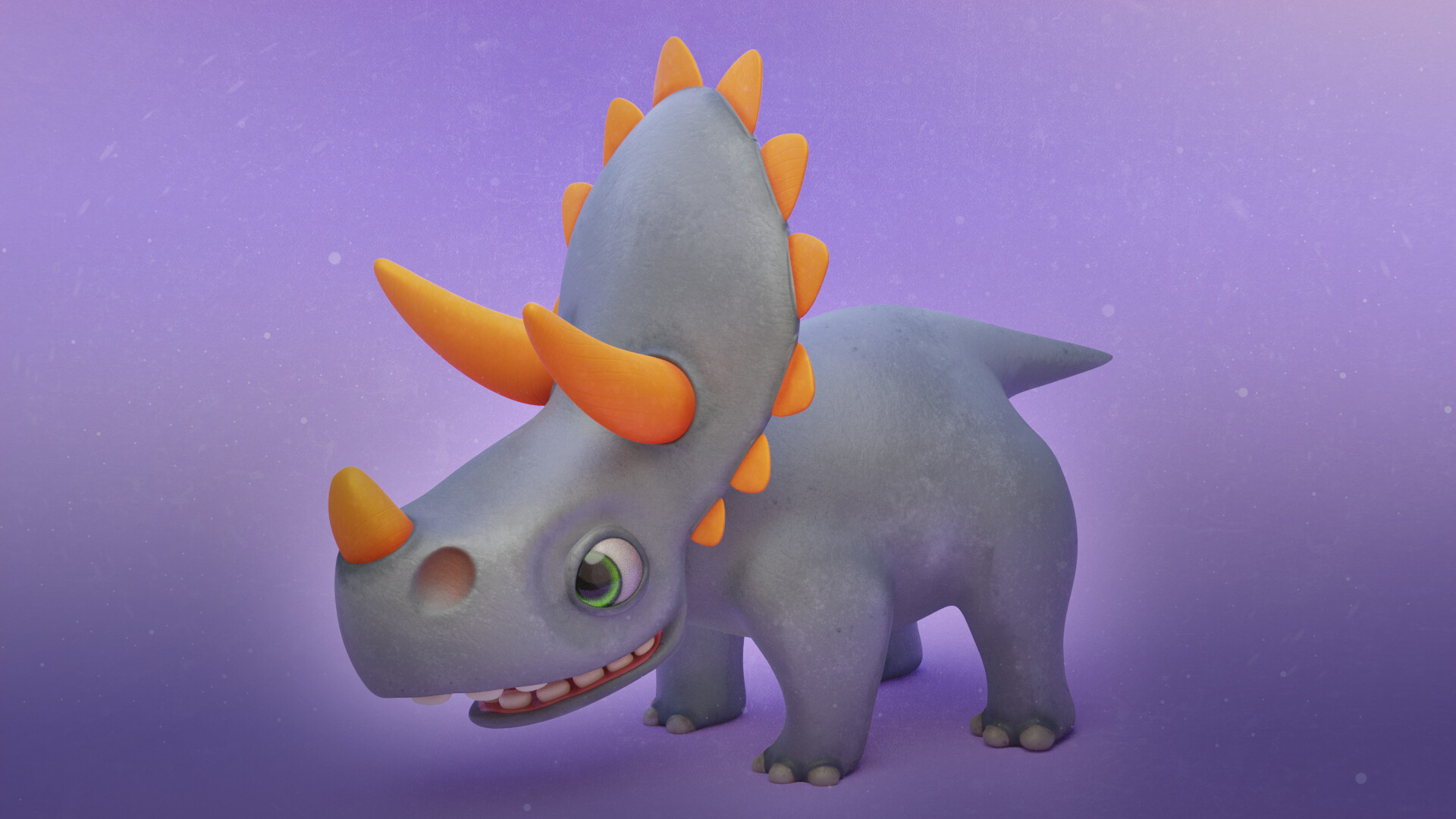 ArtStation - Dinosaur - Cartoon Style