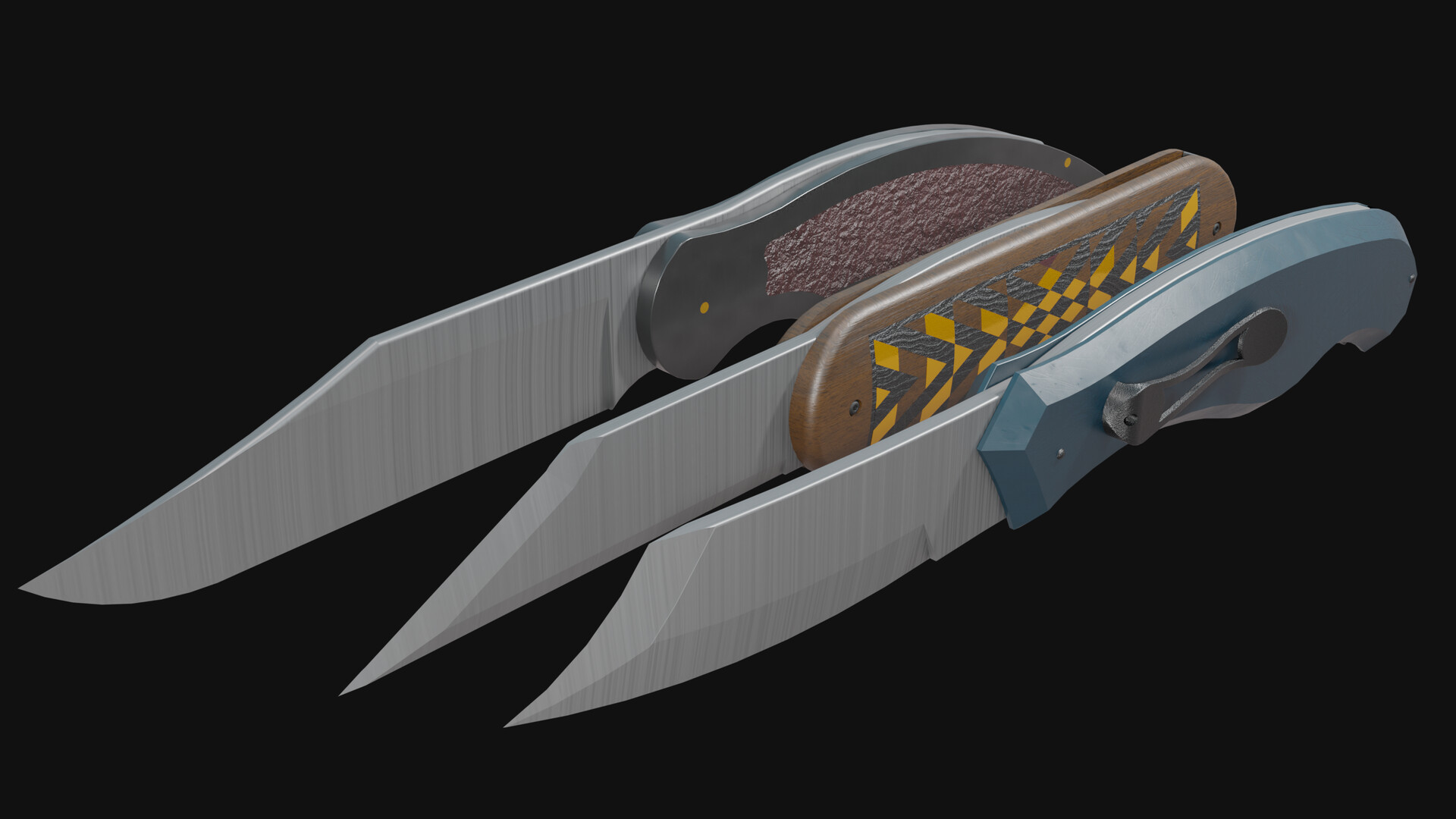 ArtStation - knife set
