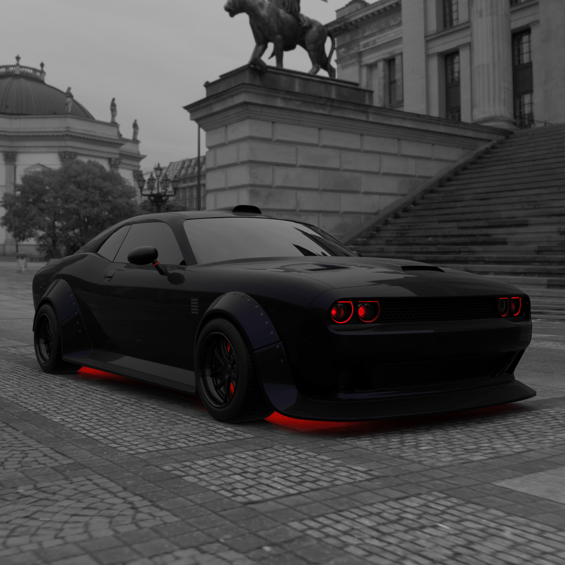 ArtStation - Dodge Challenger