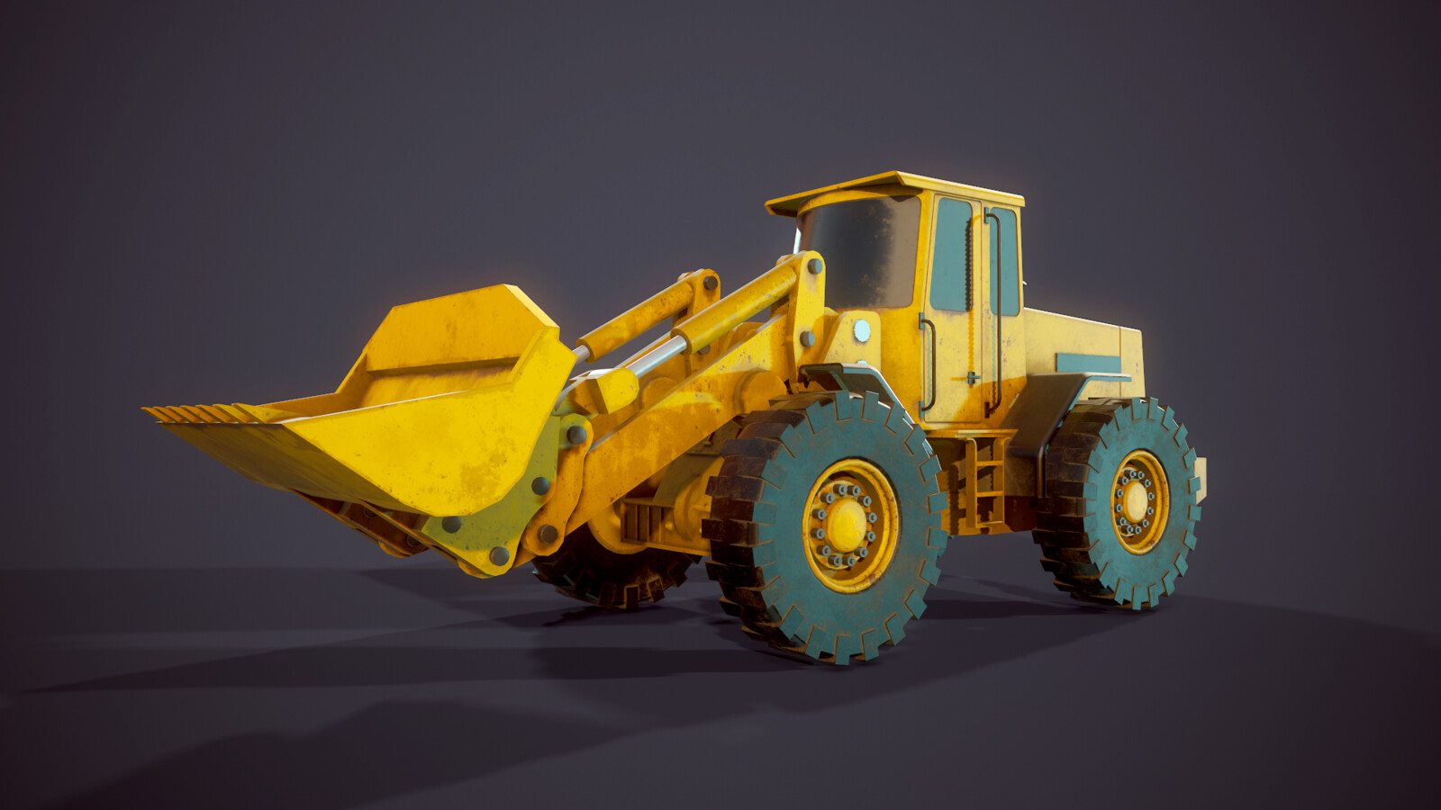 Erkut Tatlici - Earthmover Low Poly 3D