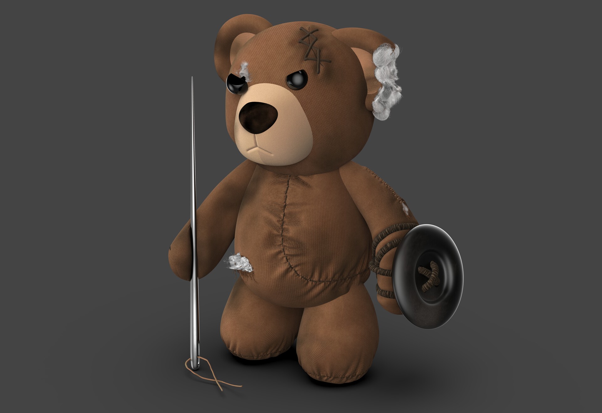 ArtStation - Angry Teddy