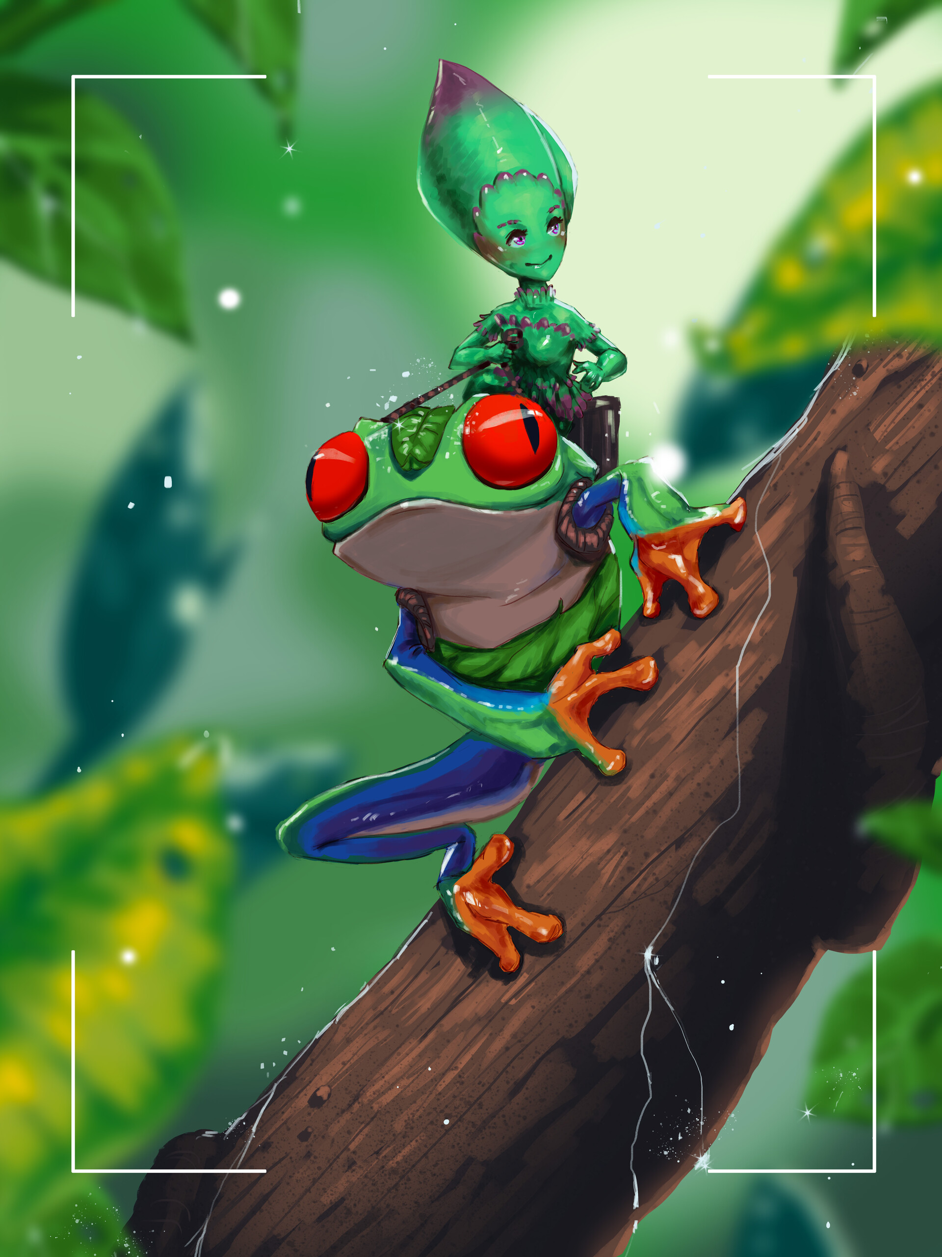 ArtStation - Florella and her trusty mount!