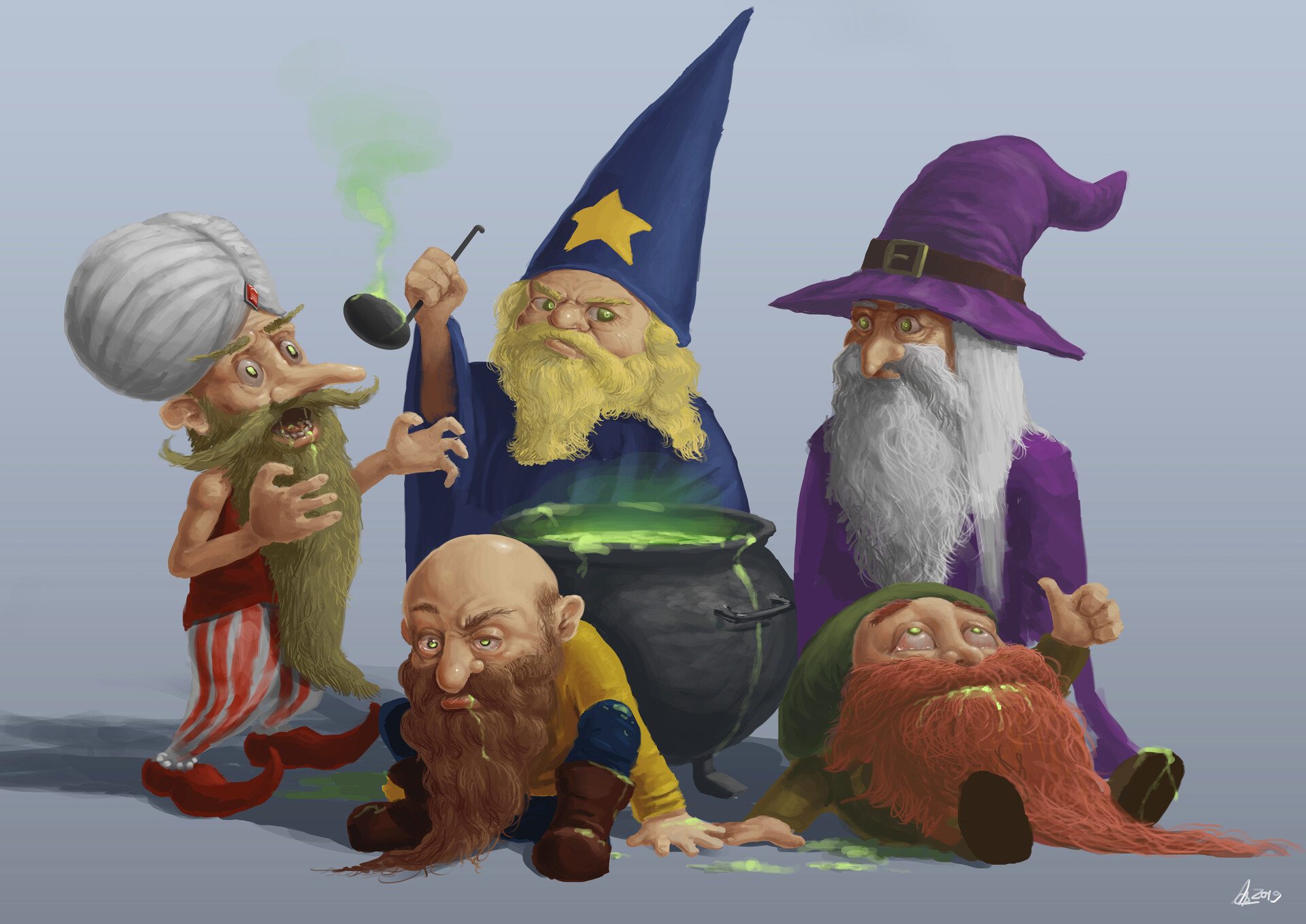 ArtStation - Wizard Party