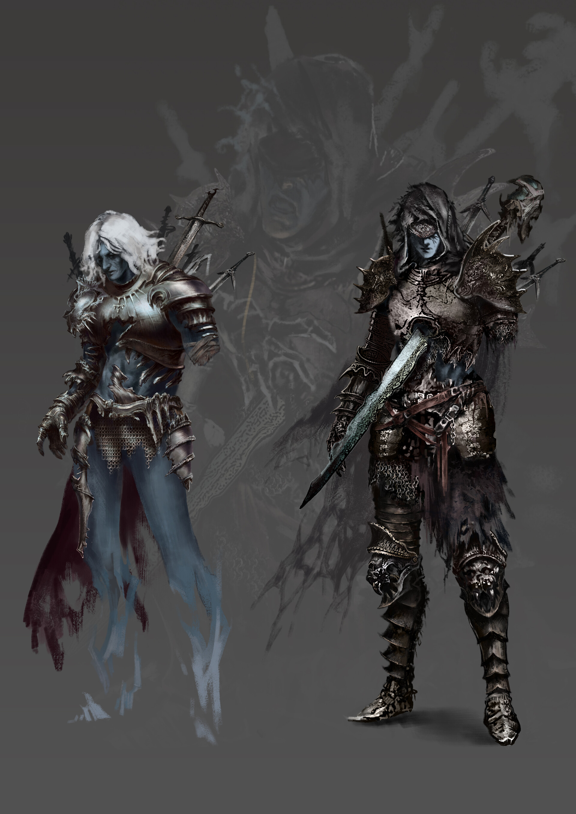 ArtStation - knight & freak