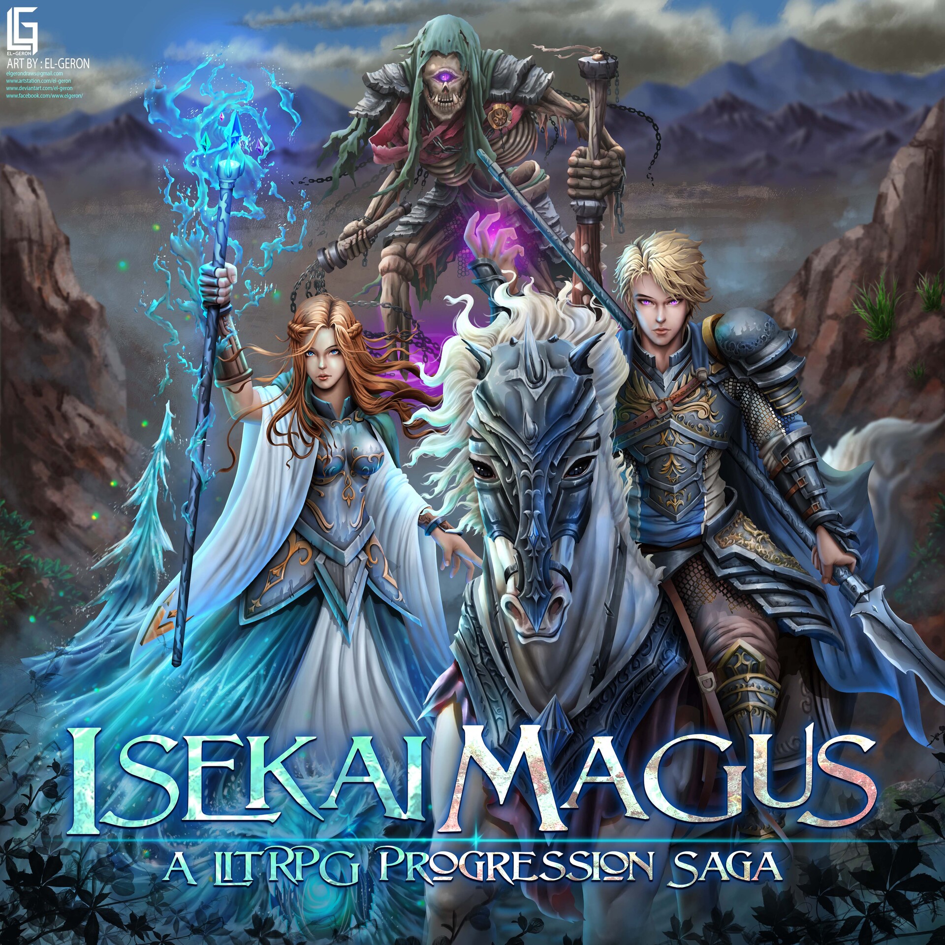 ArtStation - isekai magus-book cover