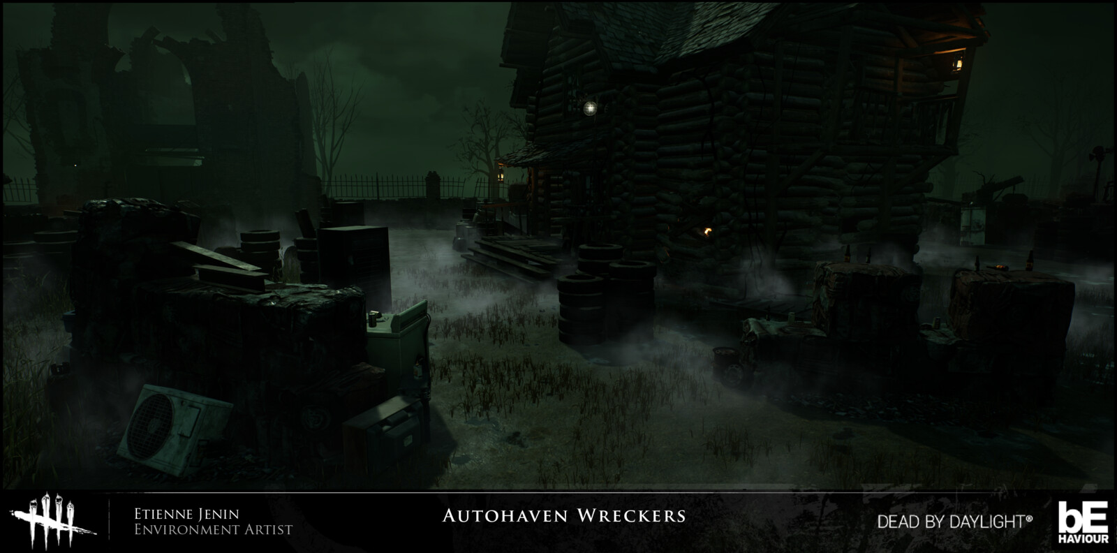 Étienne Jenin - Dead by Daylight Autohaven Wreckers Level art