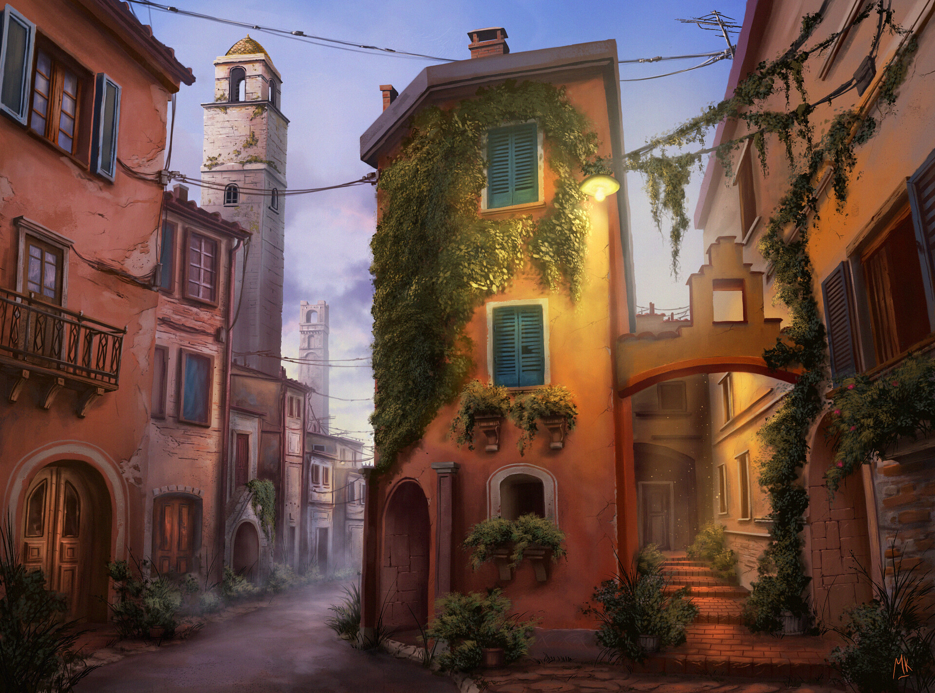 ArtStation - Street Corner