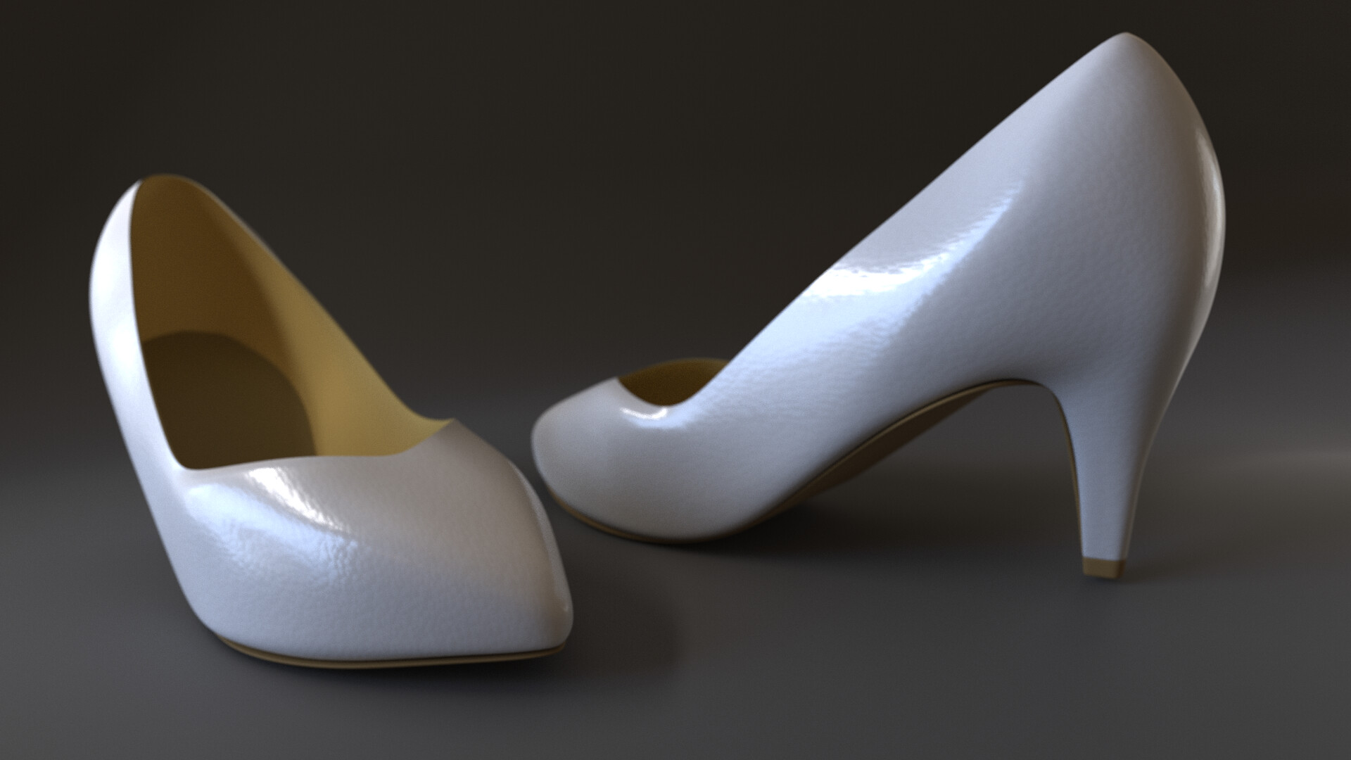 ArtStation - White female high heels