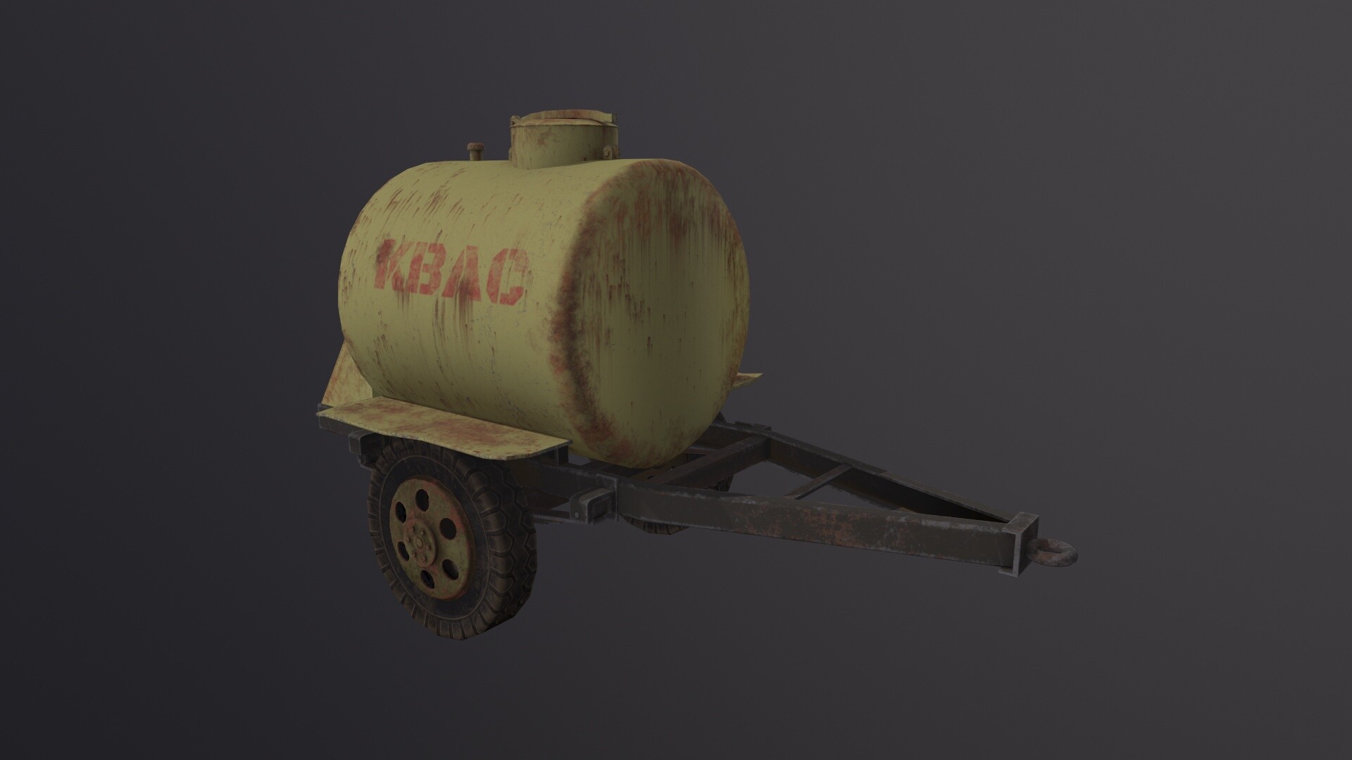 ArtStation - Barrel trailer