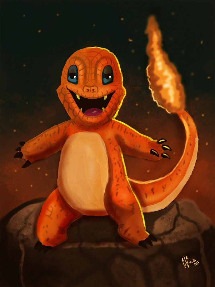 ArtStation - Realistic Charmander