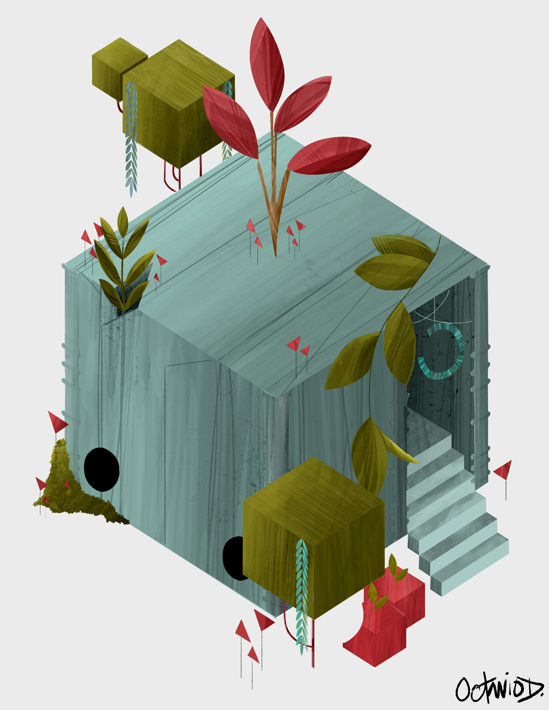 ArtStation - Forest Friend (GRIS)