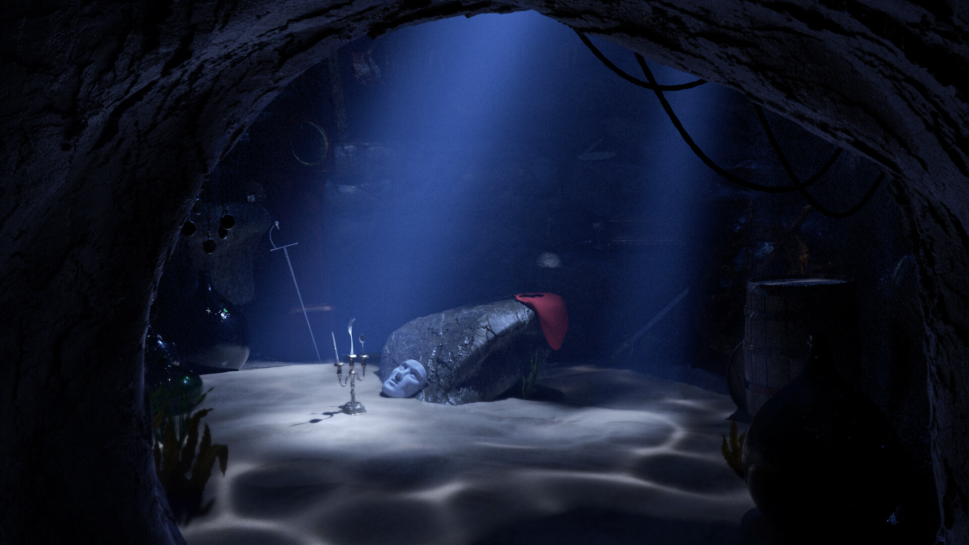 ArtStation - Ariel's Cavern