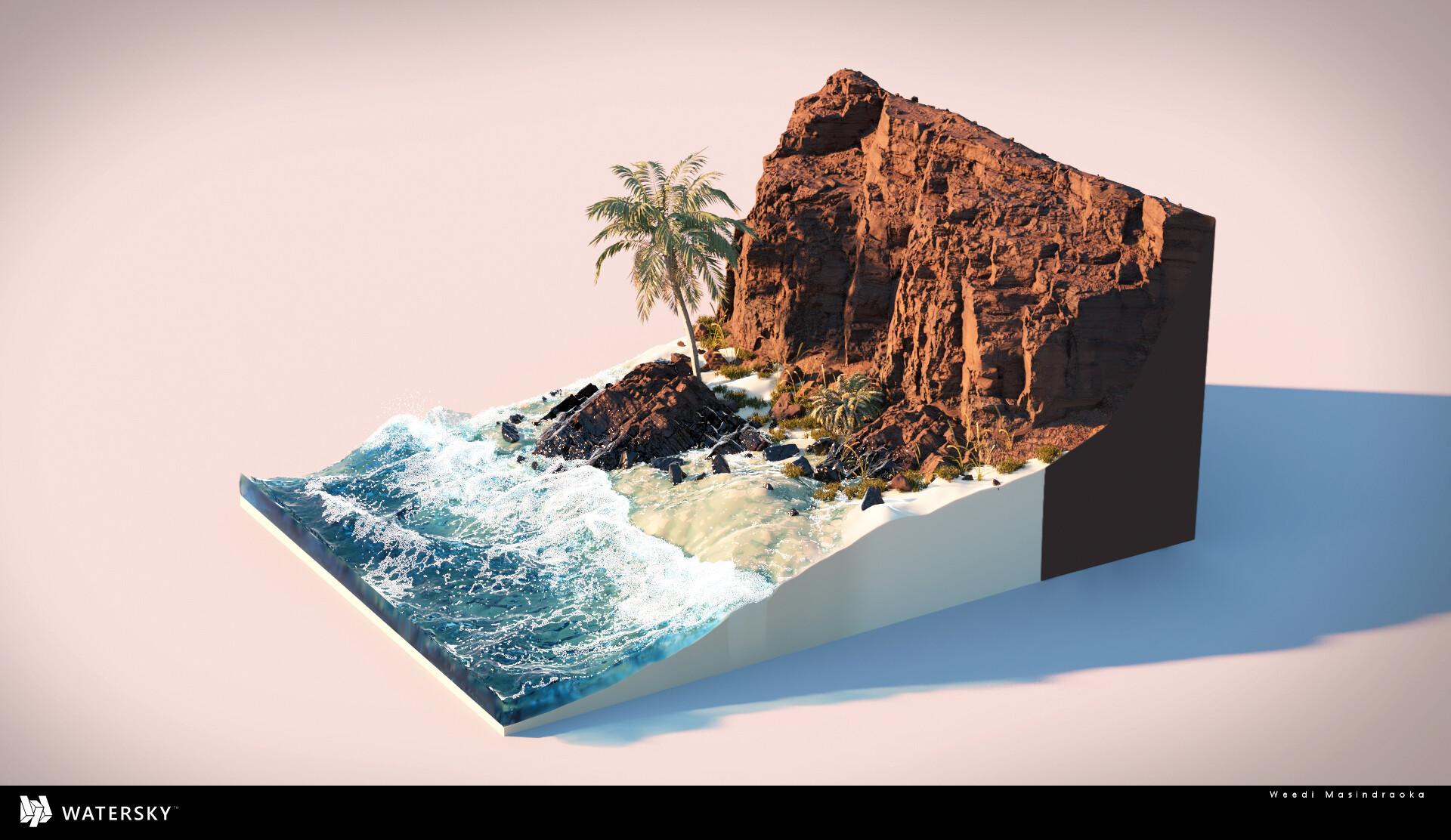 ArtStation - Beach simulation