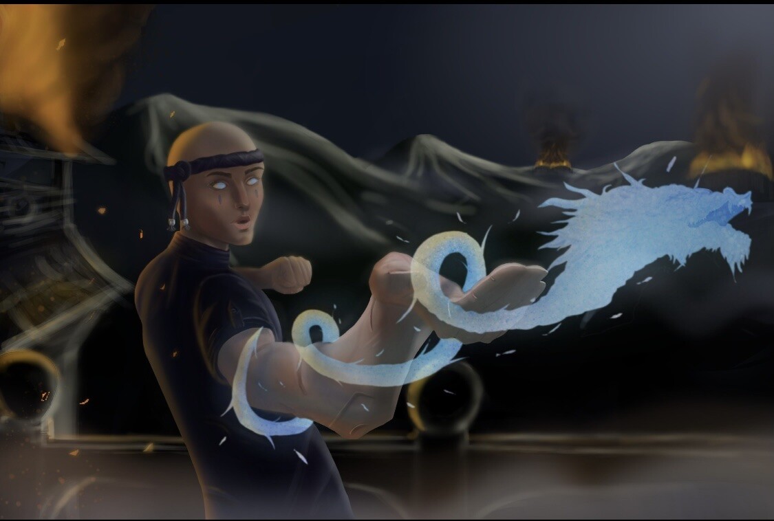 ArtStation - The firefighter