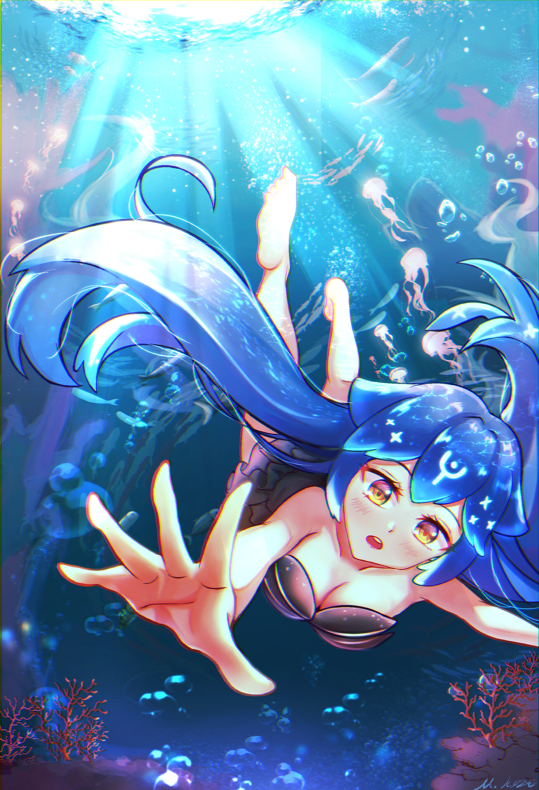 ArtStation - fanart Vtuber Bao 🐳