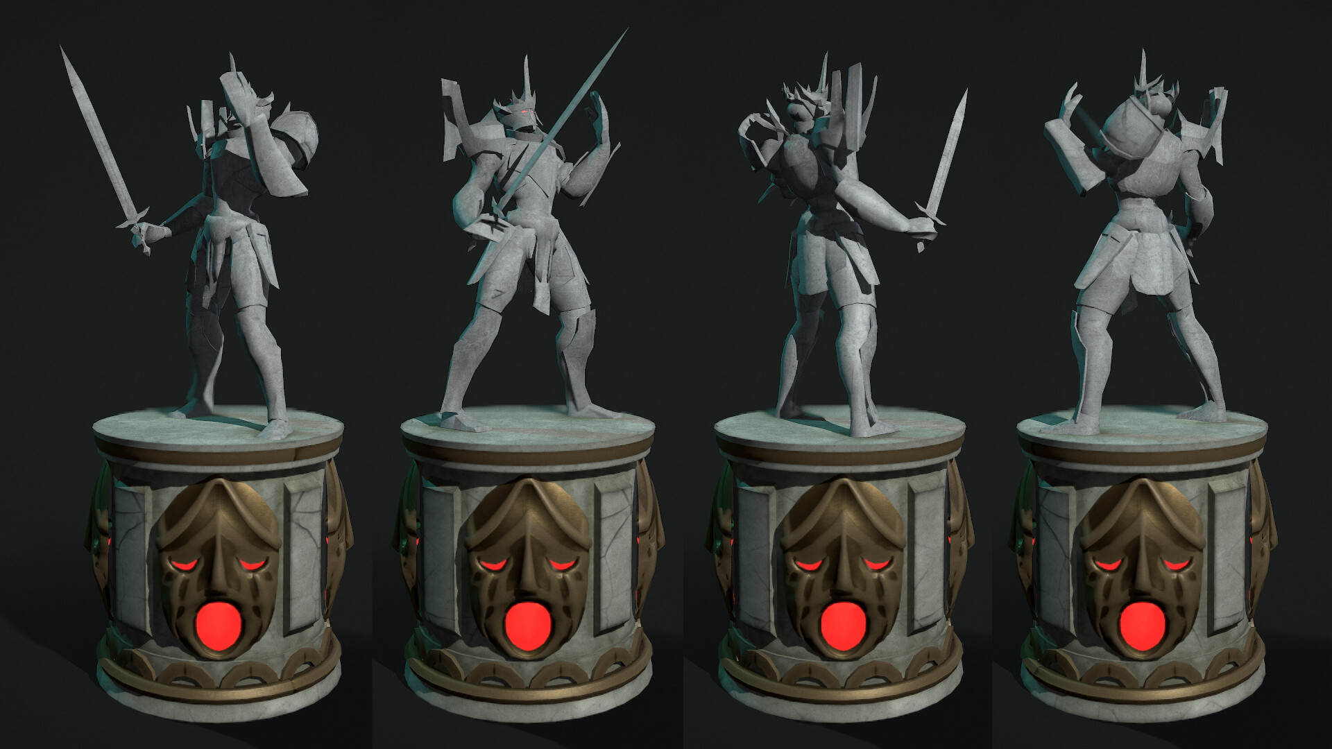 Alson Chew - Dust to Dust - Knight Statue