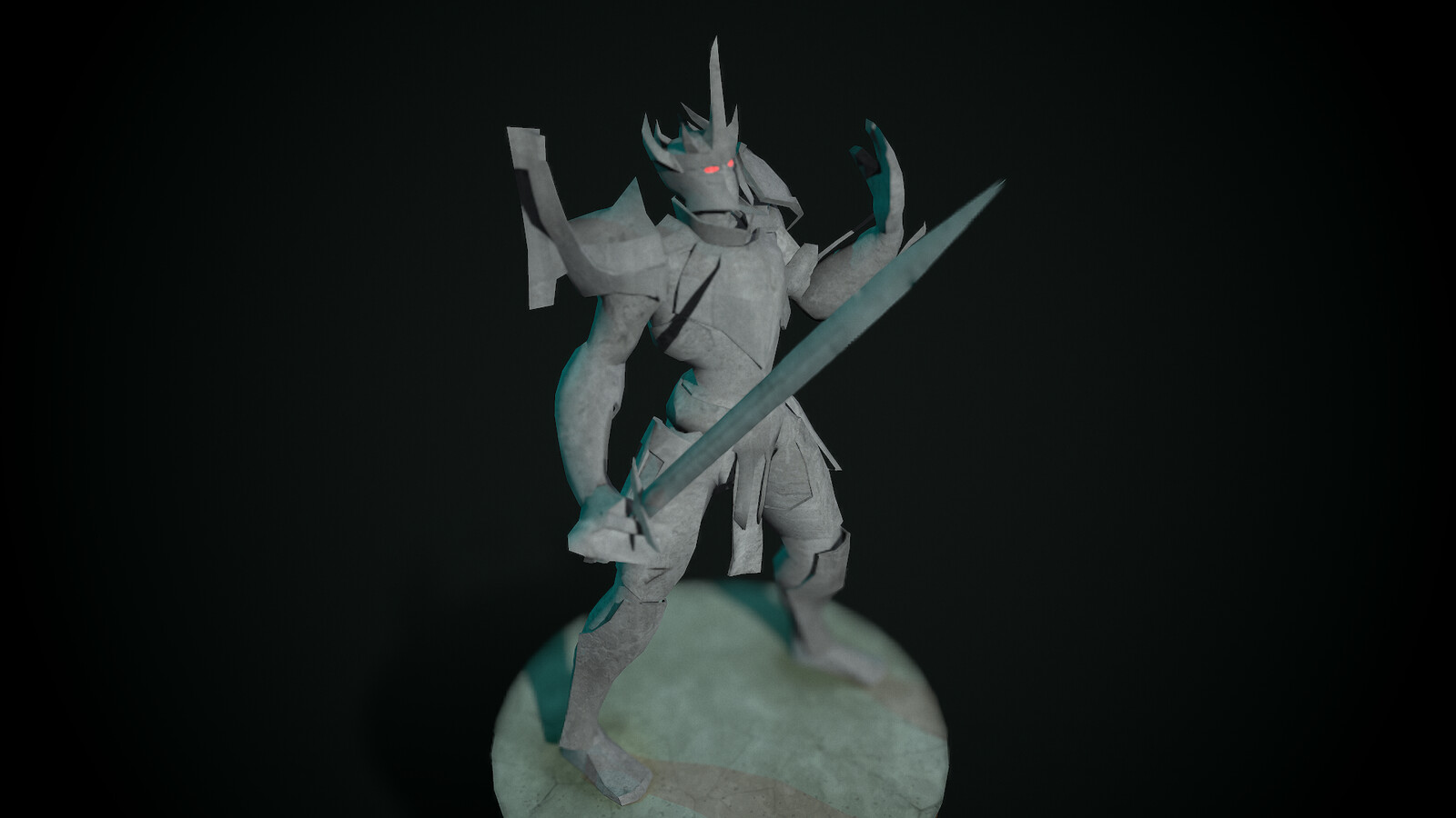Alson Chew - Dust to Dust - Knight Statue