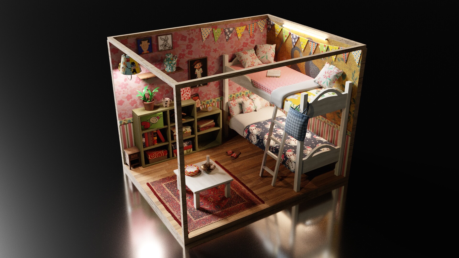 ArtStation - Miniature Set Model