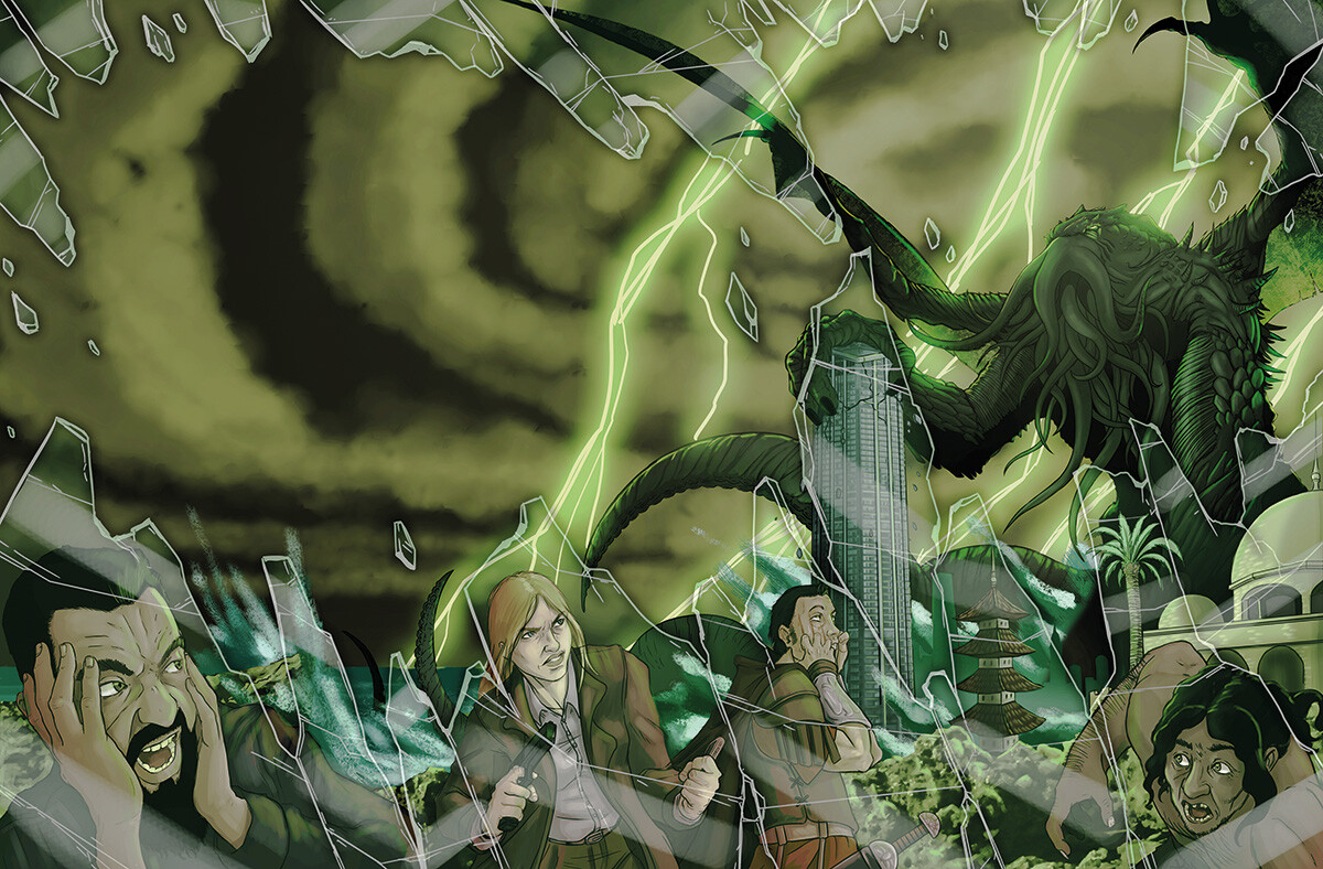 ArtStation - El sueño de Cthulhu (The Dream of Cthulhu)