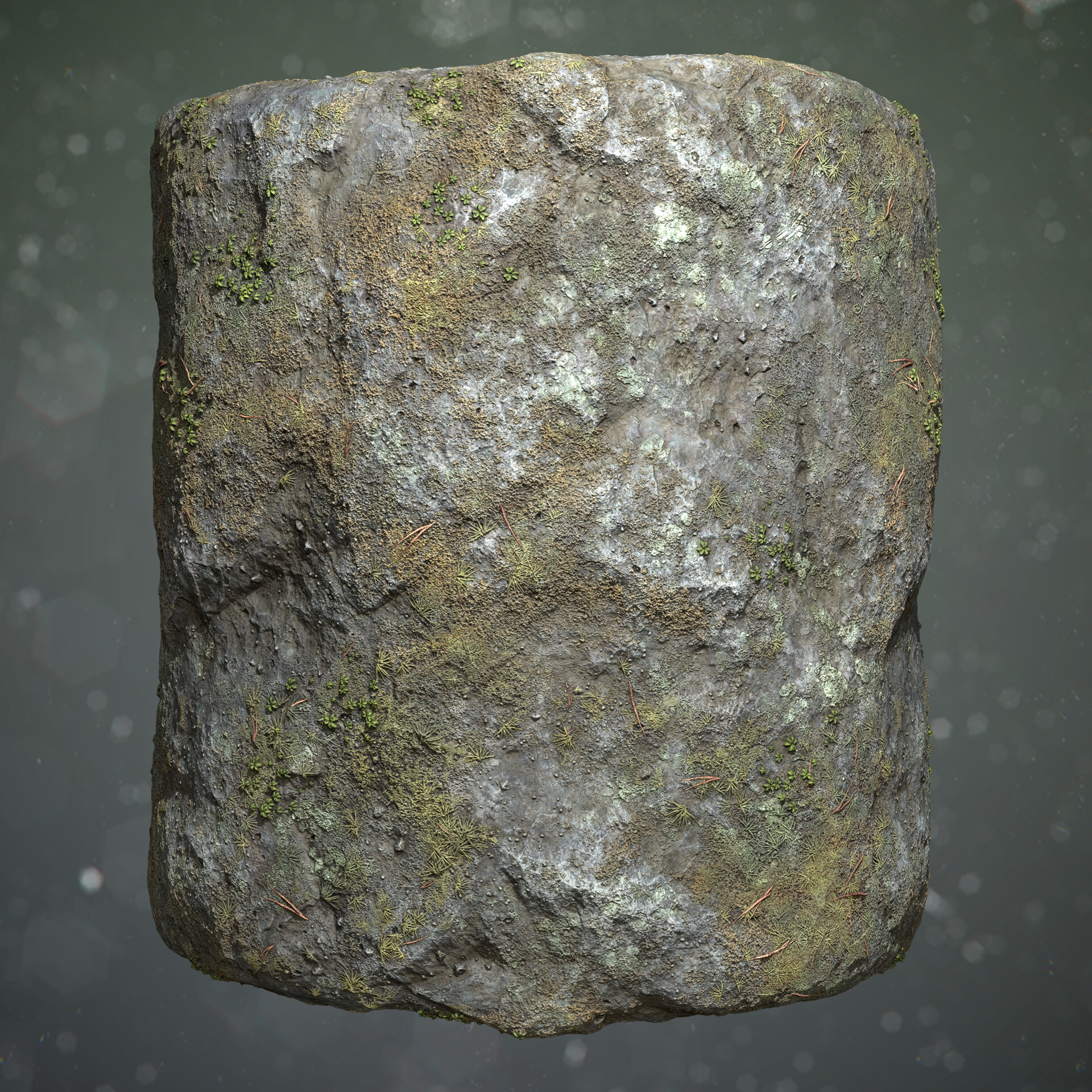 ArtStation - Mossy Rock