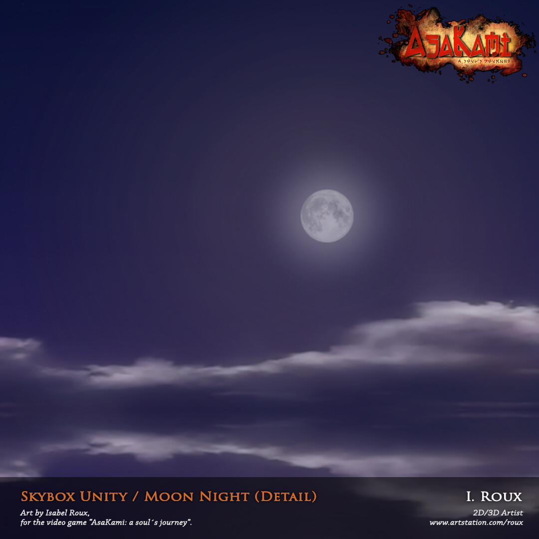 ArtStation - Skybox / Moon Night