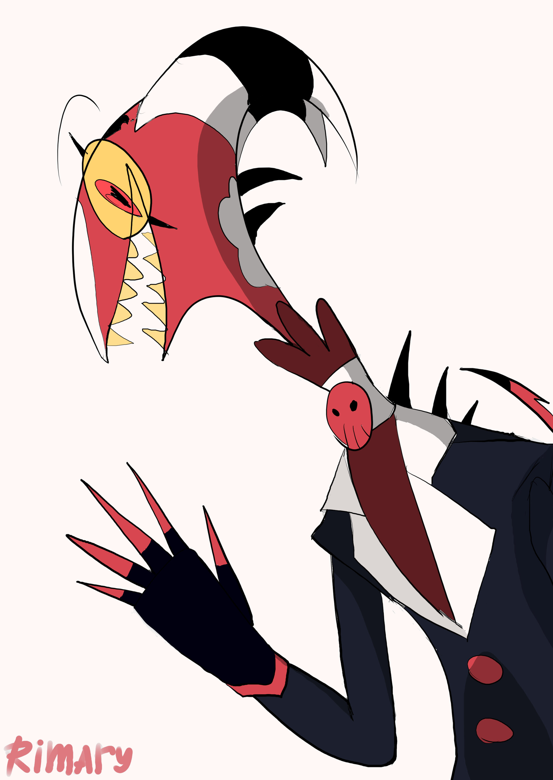 ArtStation - Blitzo from Helluva Boss