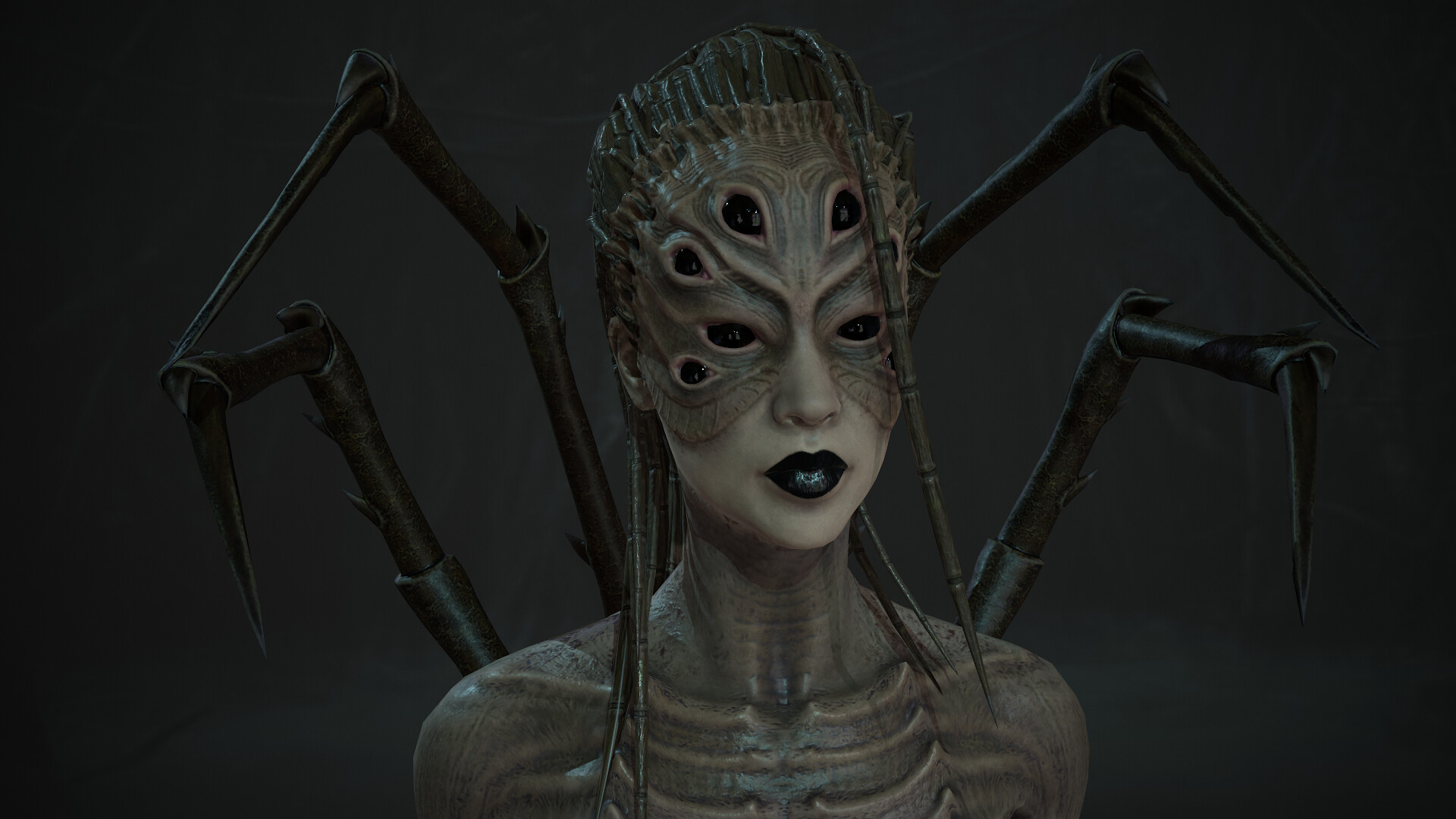 ArtStation - Spider_woman_monster