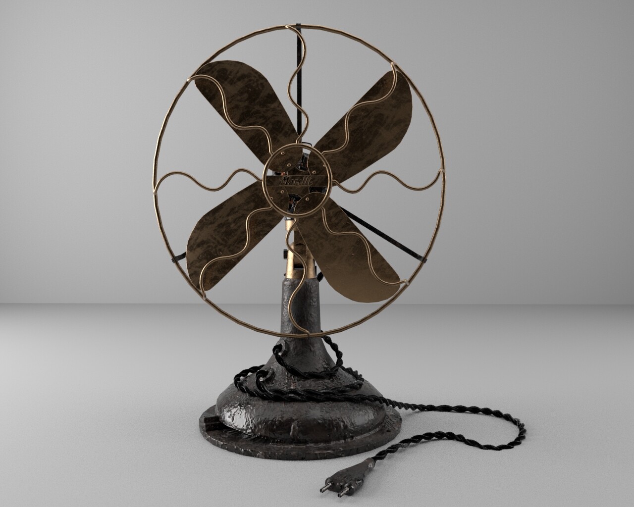 ArtStation - 3d Fan Texturing