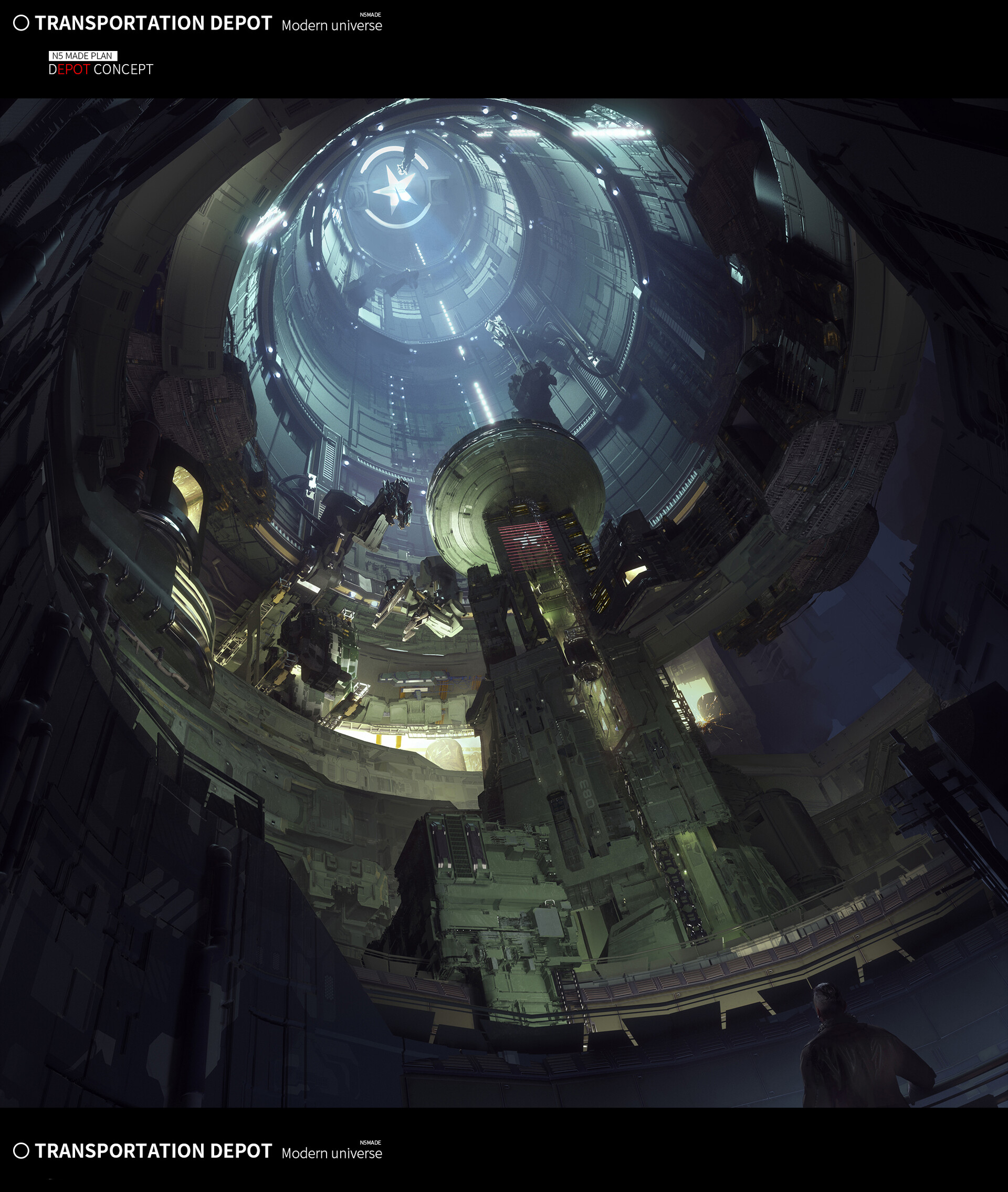 ArtStation - transportation depot