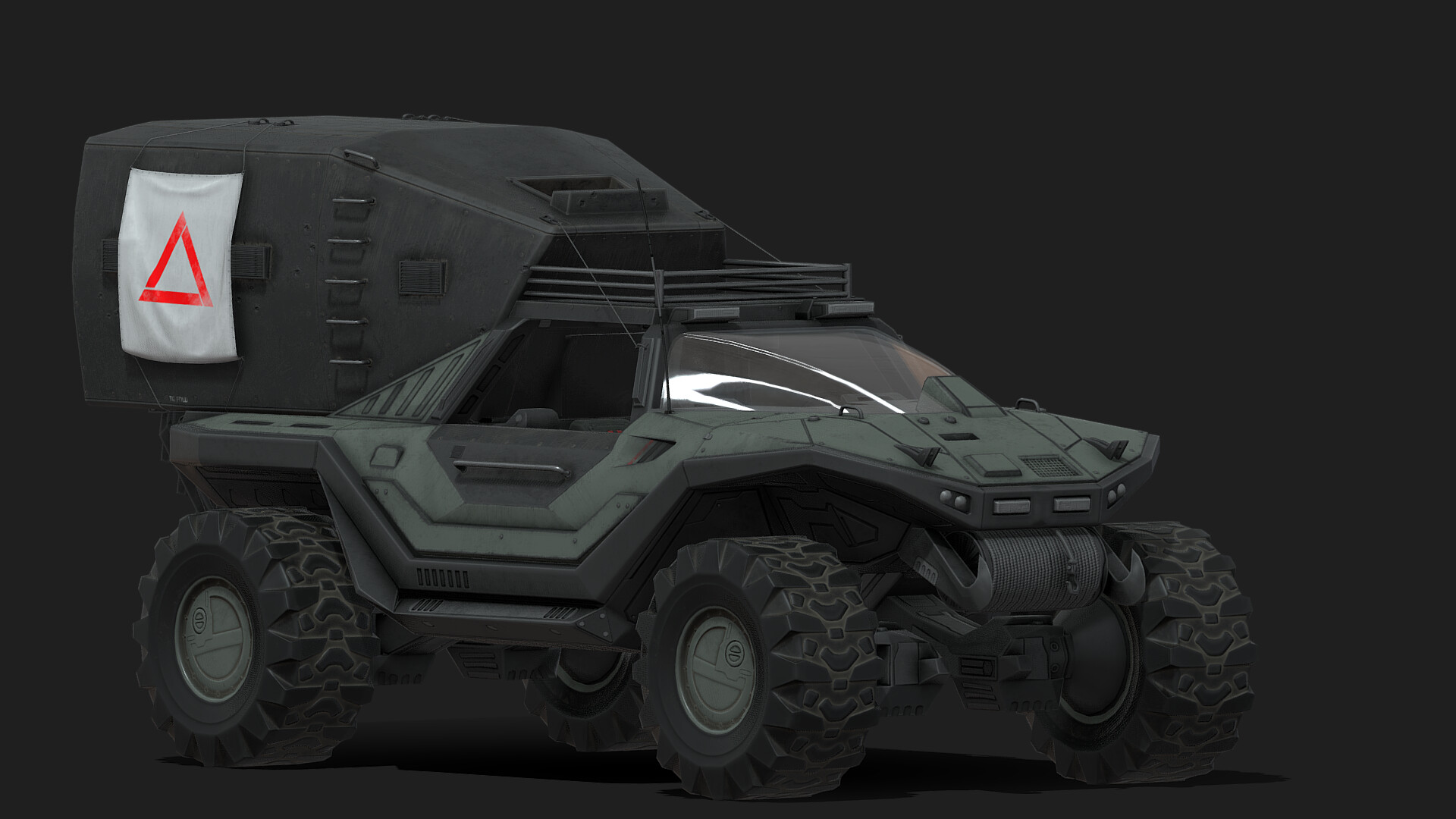Federico Carparelli - INSURGENTS WARTHOG APC / UNSC MEDICAL HOG