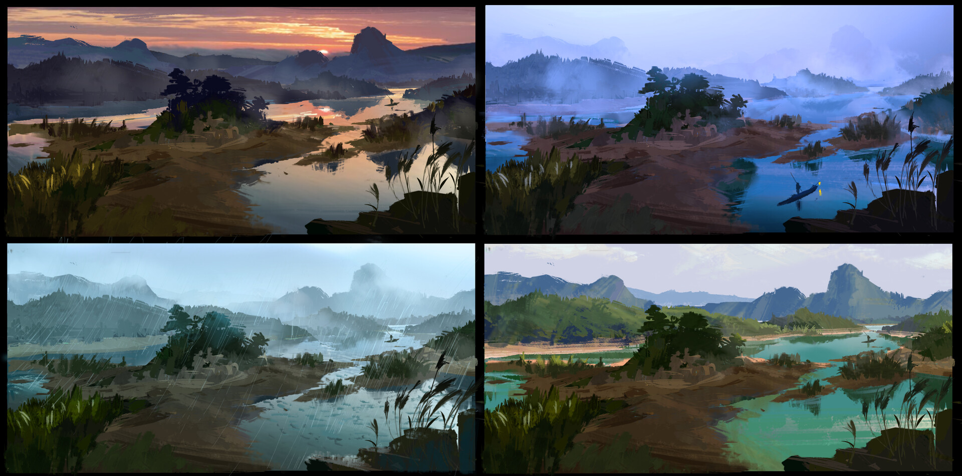 ArtStation - Weather practice